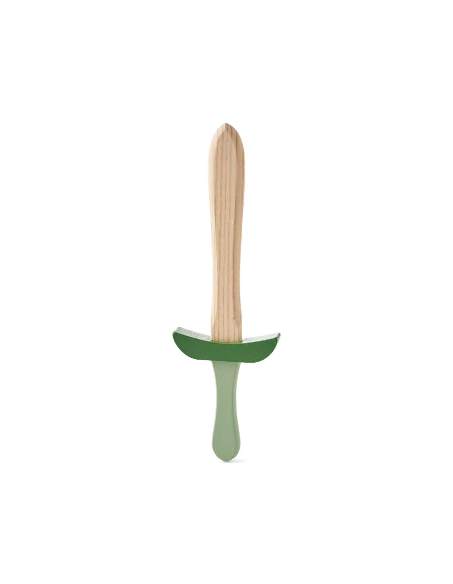 Épée jouet | Bois de pin/MDF. 34 cm. | Moss Green, Green