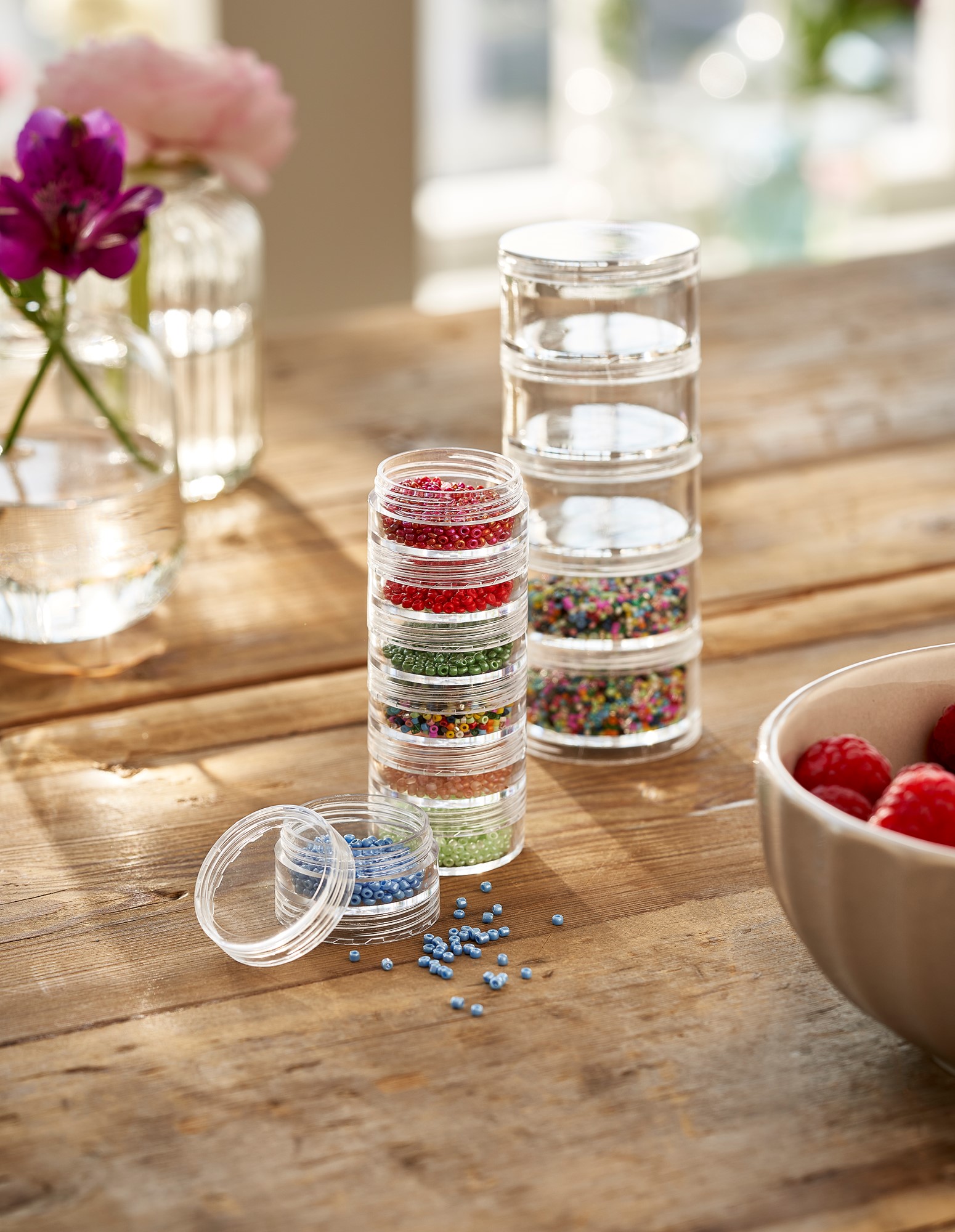 Søstrene Grene Stackable bead containers | King's Cross