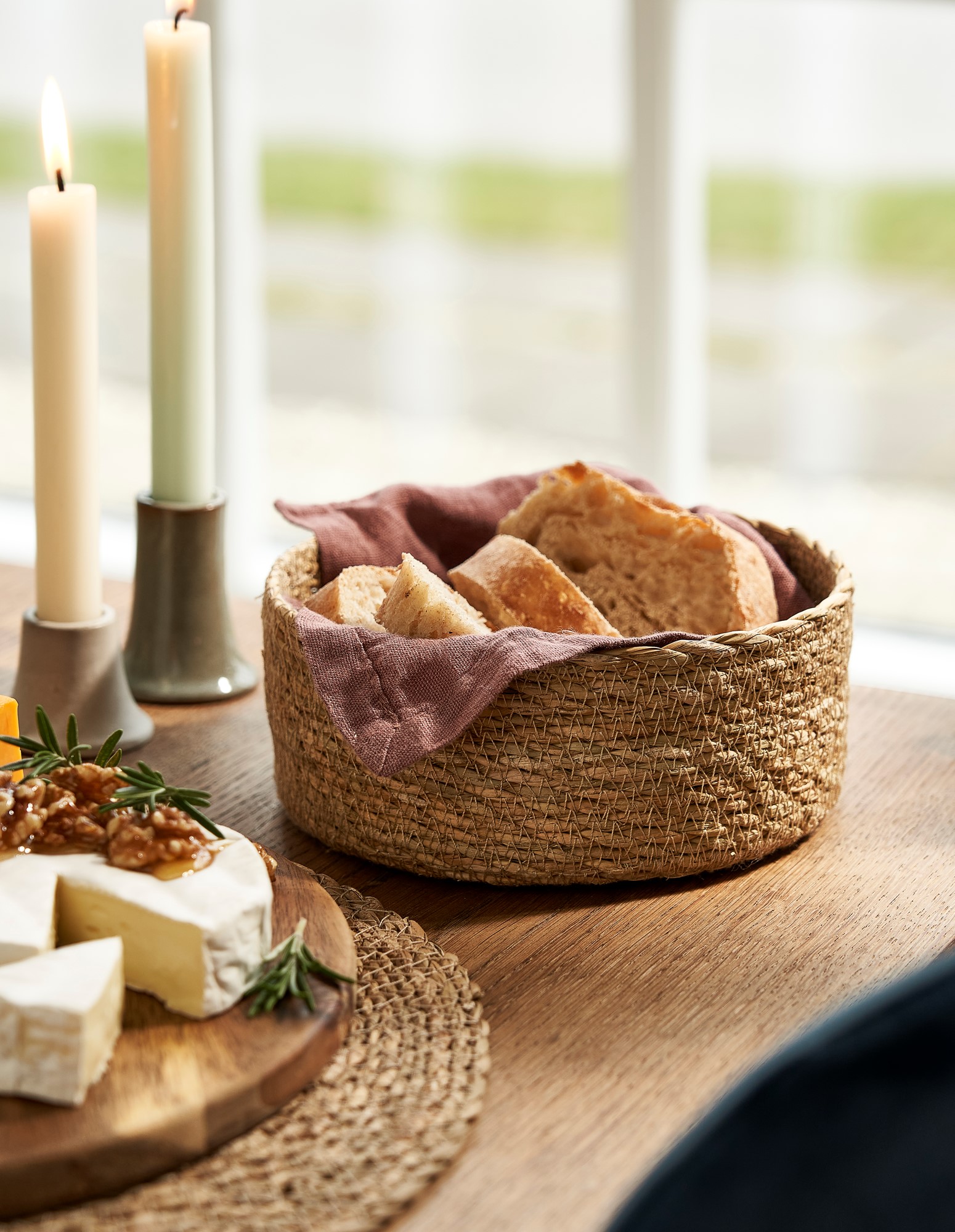 Panier à pain | Jonc de mer. Ø18 cm. | Søstrene Grene