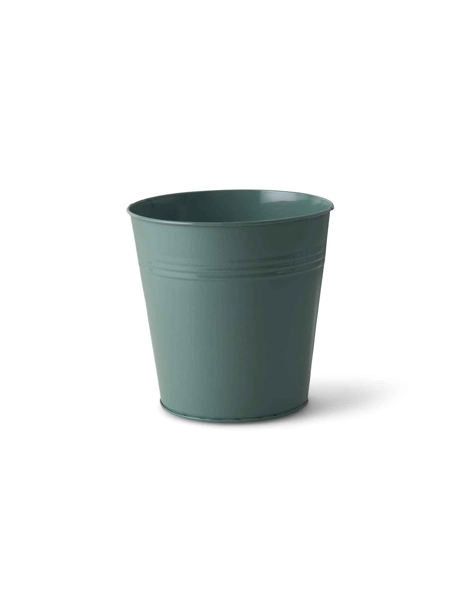 Cache-pot | Zinc. 16 x 16 cm. | Moss Green