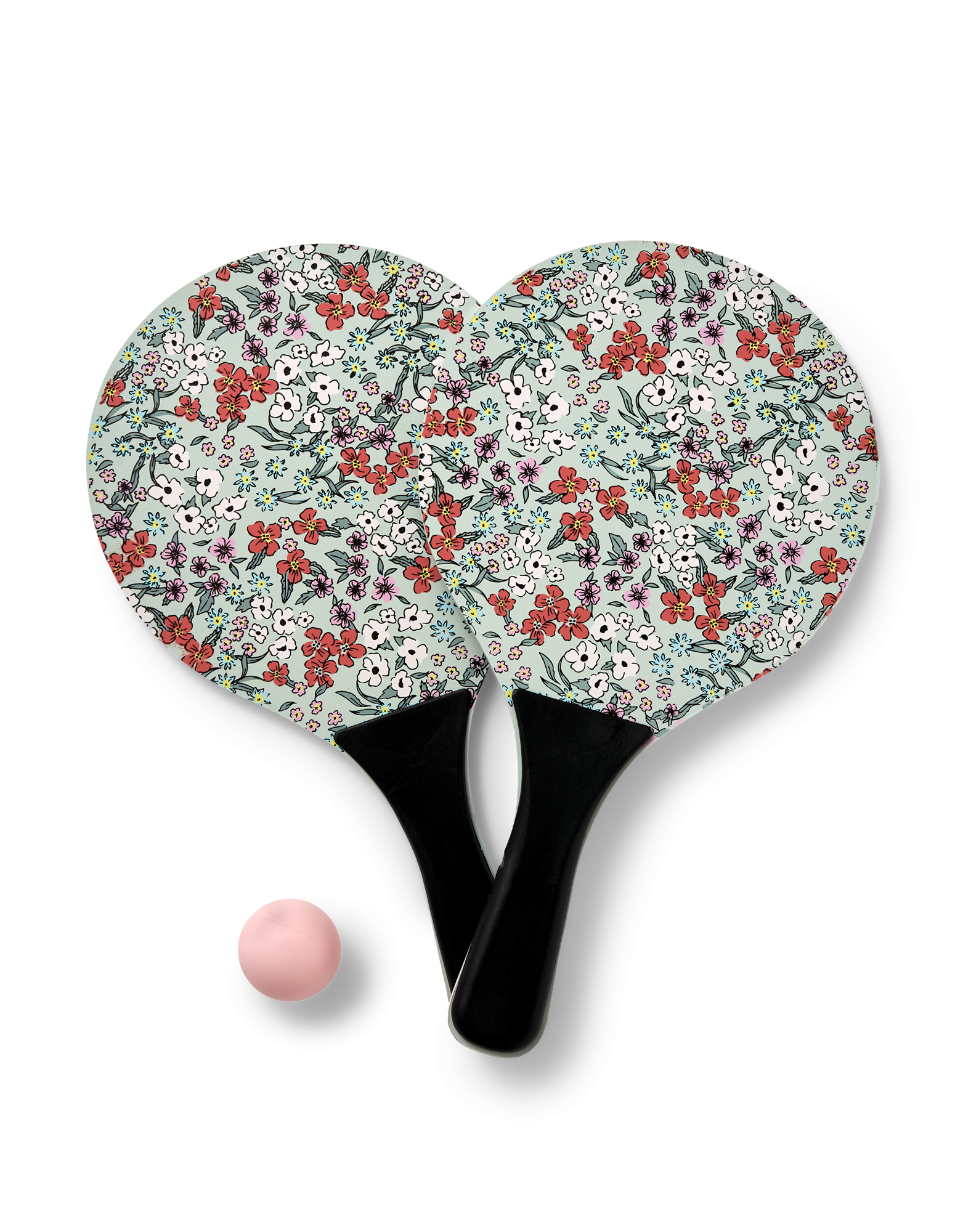 Strandtennis set | MDF. 33 x 8,5 cm. | Rose