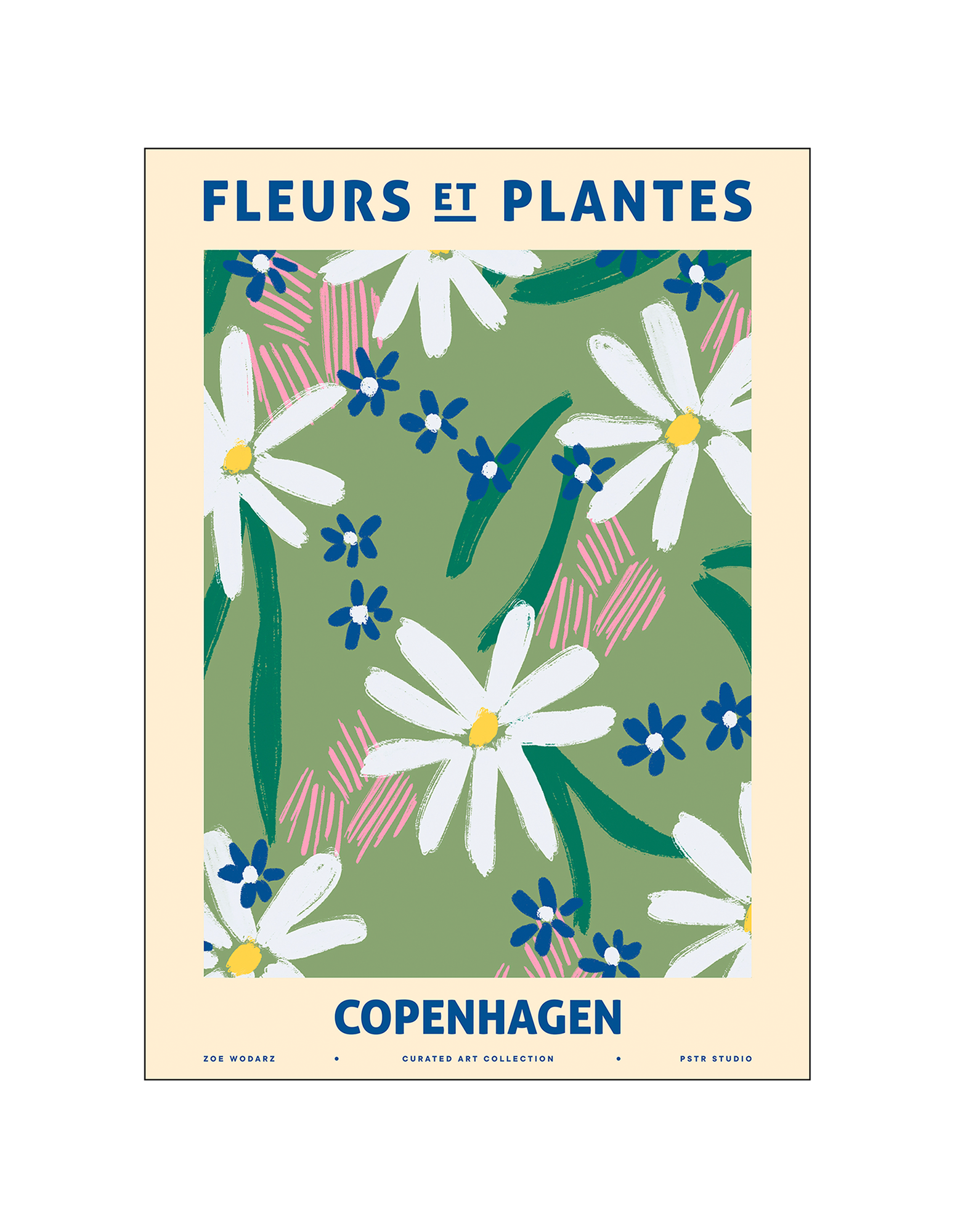 Poster Fleurs et Plantes - Copenhagen 50 x 70 | PSTR studio. | Sage ...