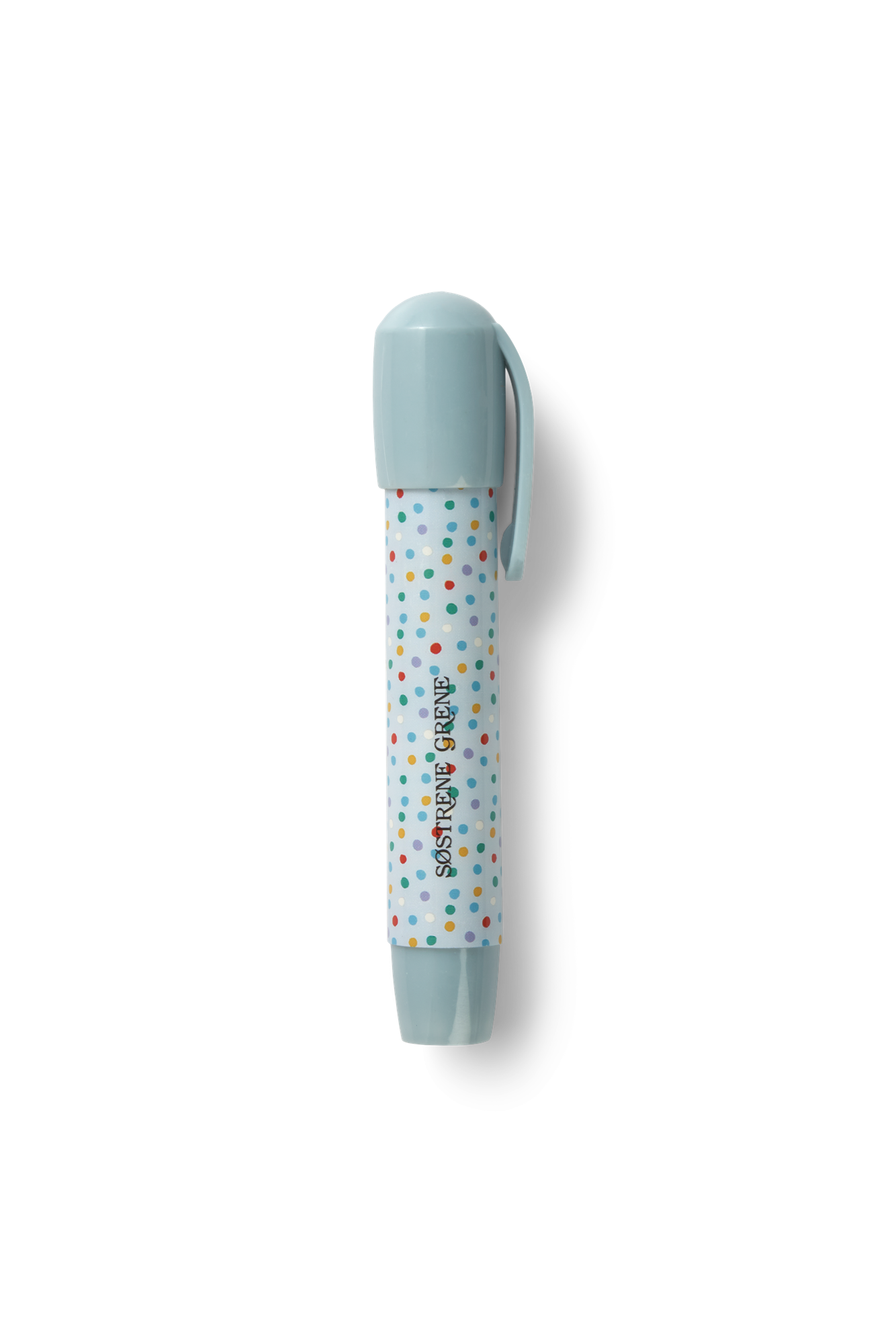 Stylo gomme | Polystyrène/caoutchouc. 11,5 cm. | Misty Blue, Blue