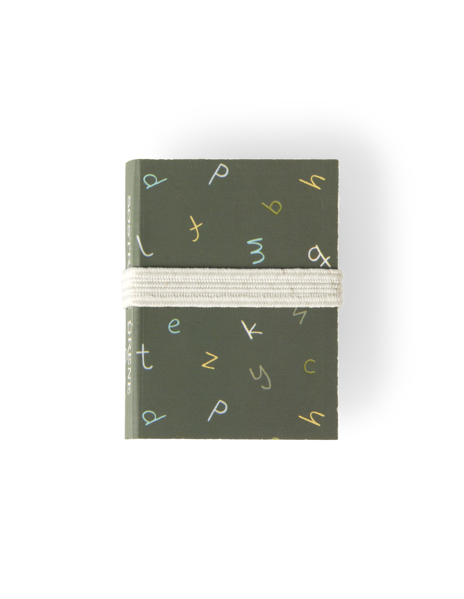 Mini carnet de notes | Papier. 4,7 x 3,5 x 1 cm. | Moss Green