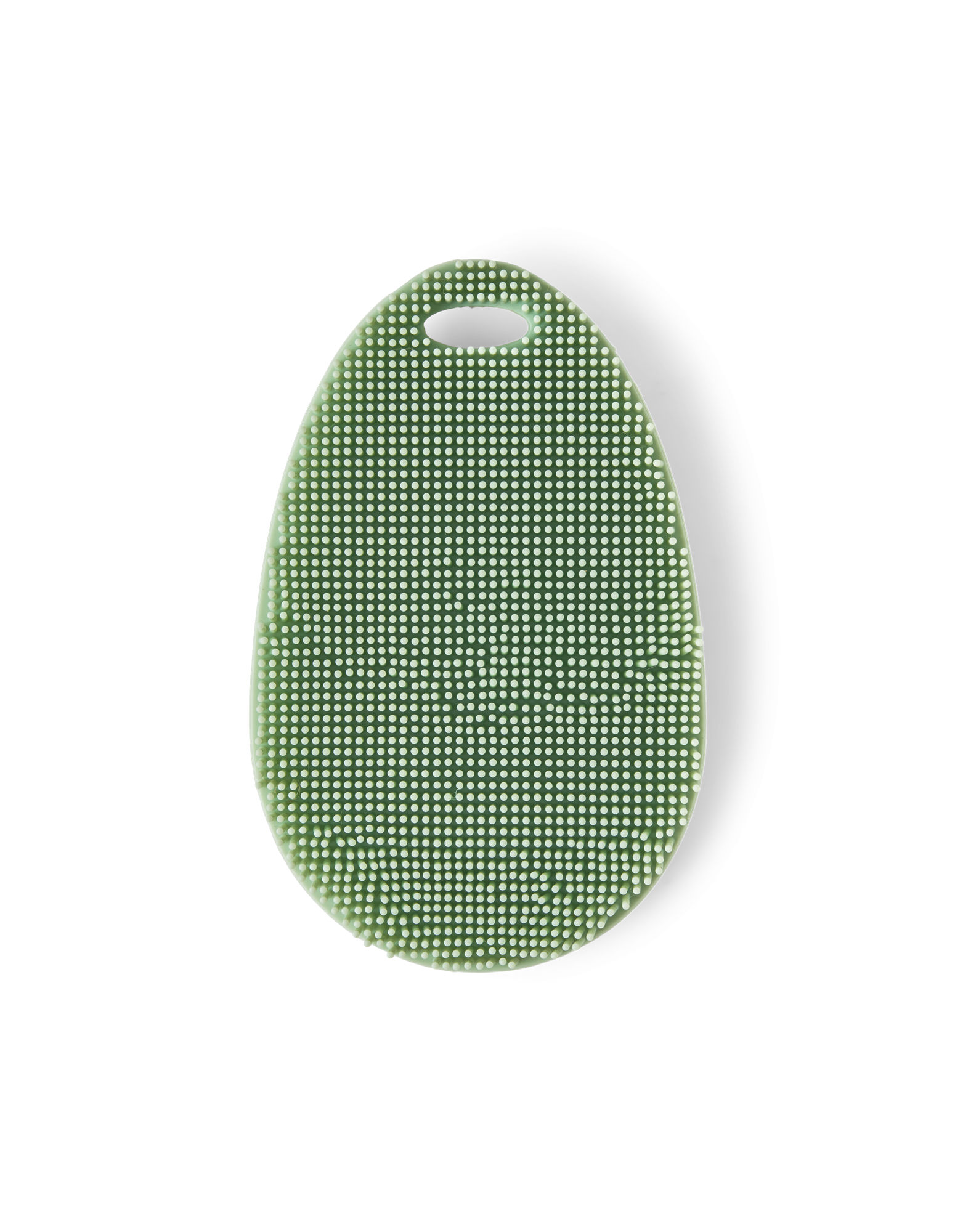 Siliconen spons | Silicone. 12 x 7,3 x 1 cm. | Dusty Green