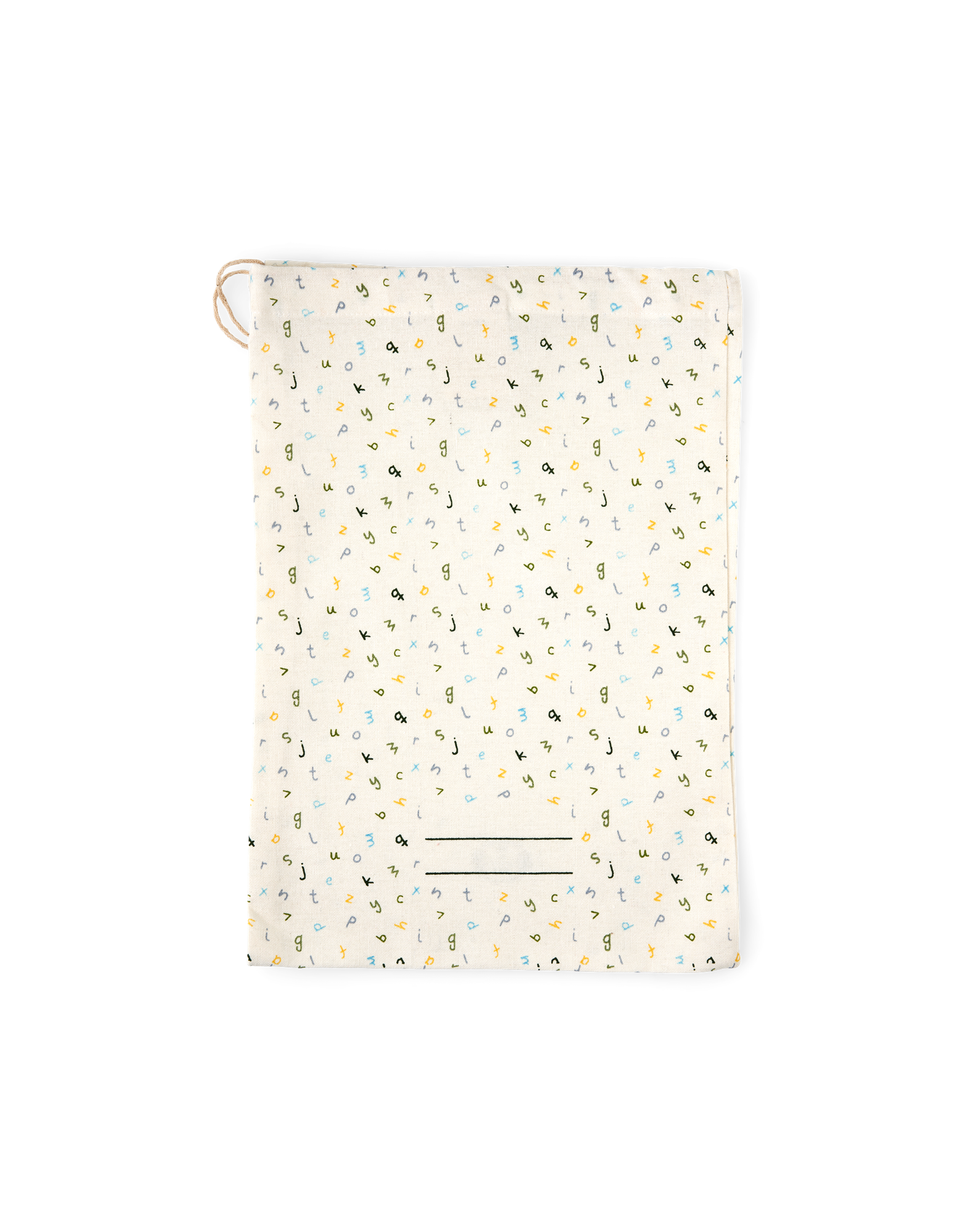 Pose med snor | Bomull/polyester. 35 x 25 cm. | Off White