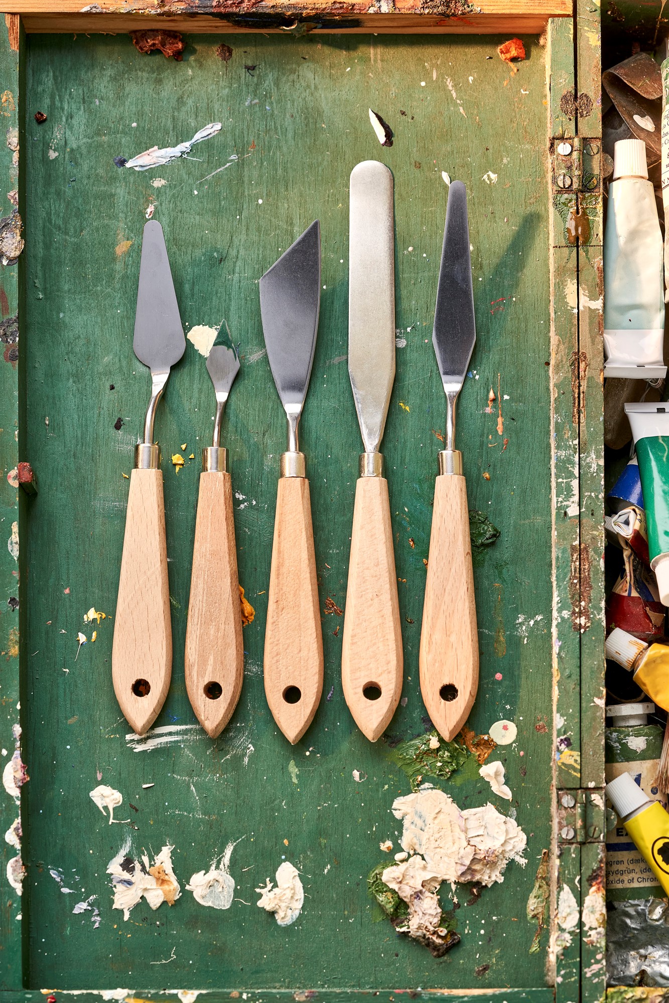 Painting spatula 13 | Wood. | Nature