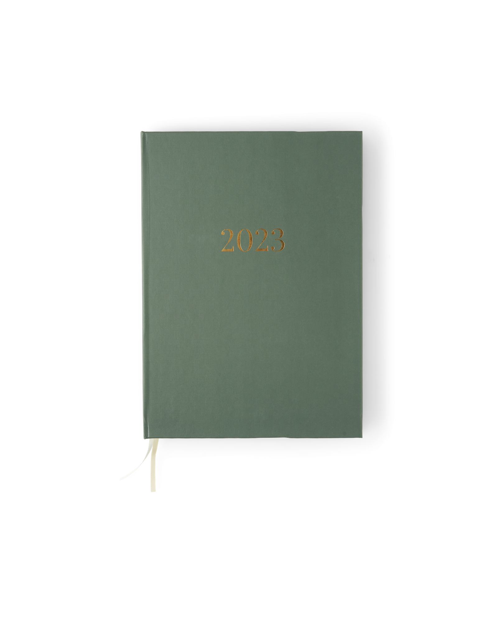 Kalender 2023 | Papir. 21 x 15 cm. | Thyme Green, Gold