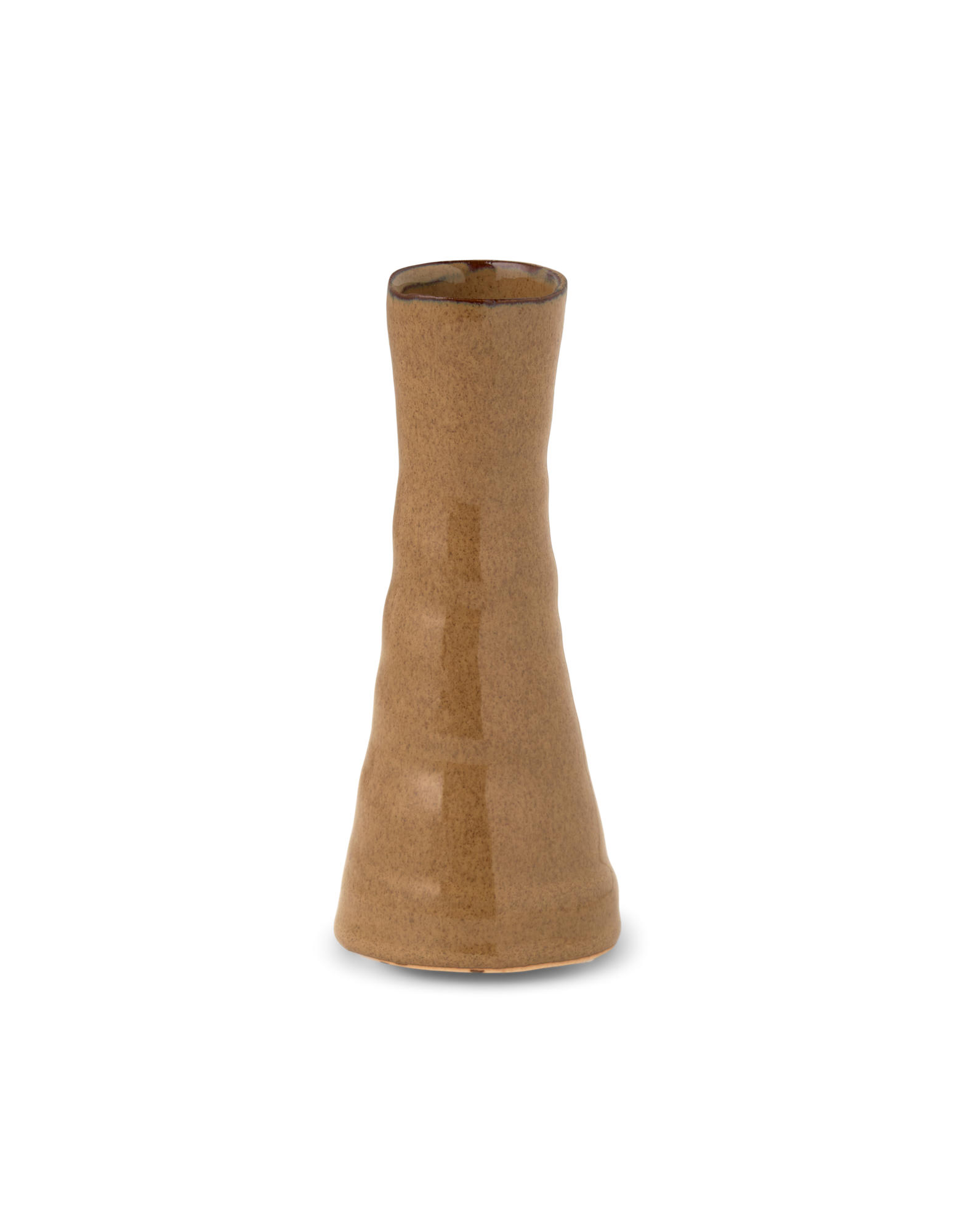 Vas | Stengods. 6 x 15 cm. | Yellow