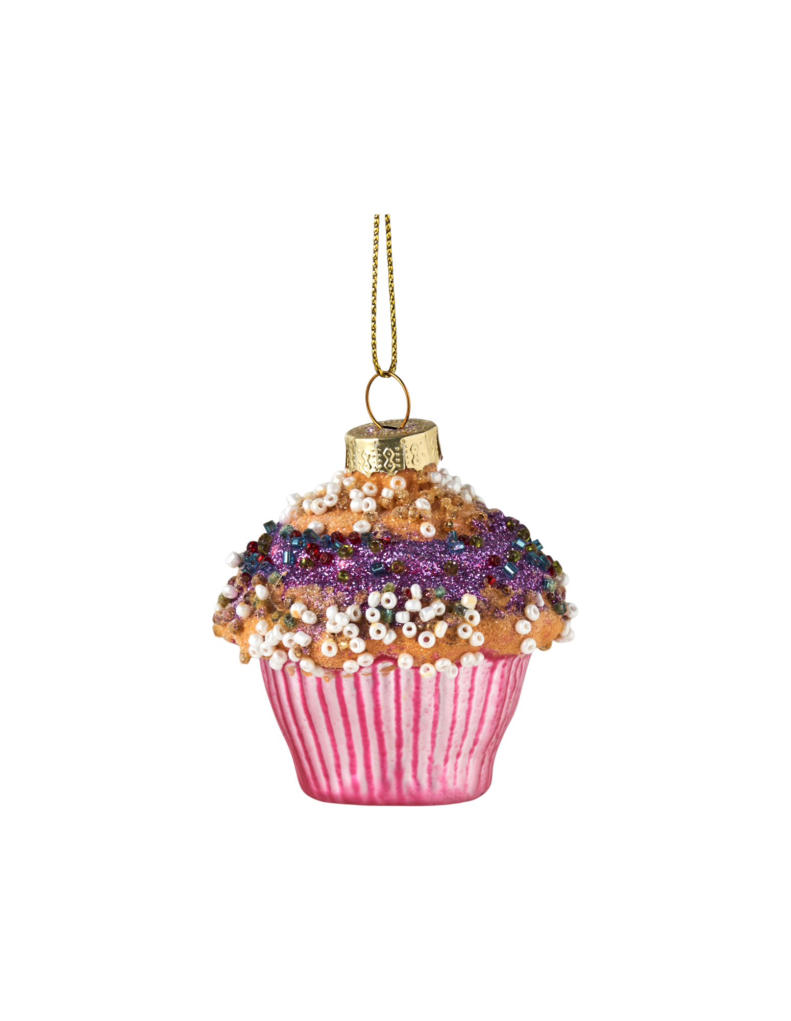Muffin Anh nger Glas 7 2 X 6 Cm S strene Grene
