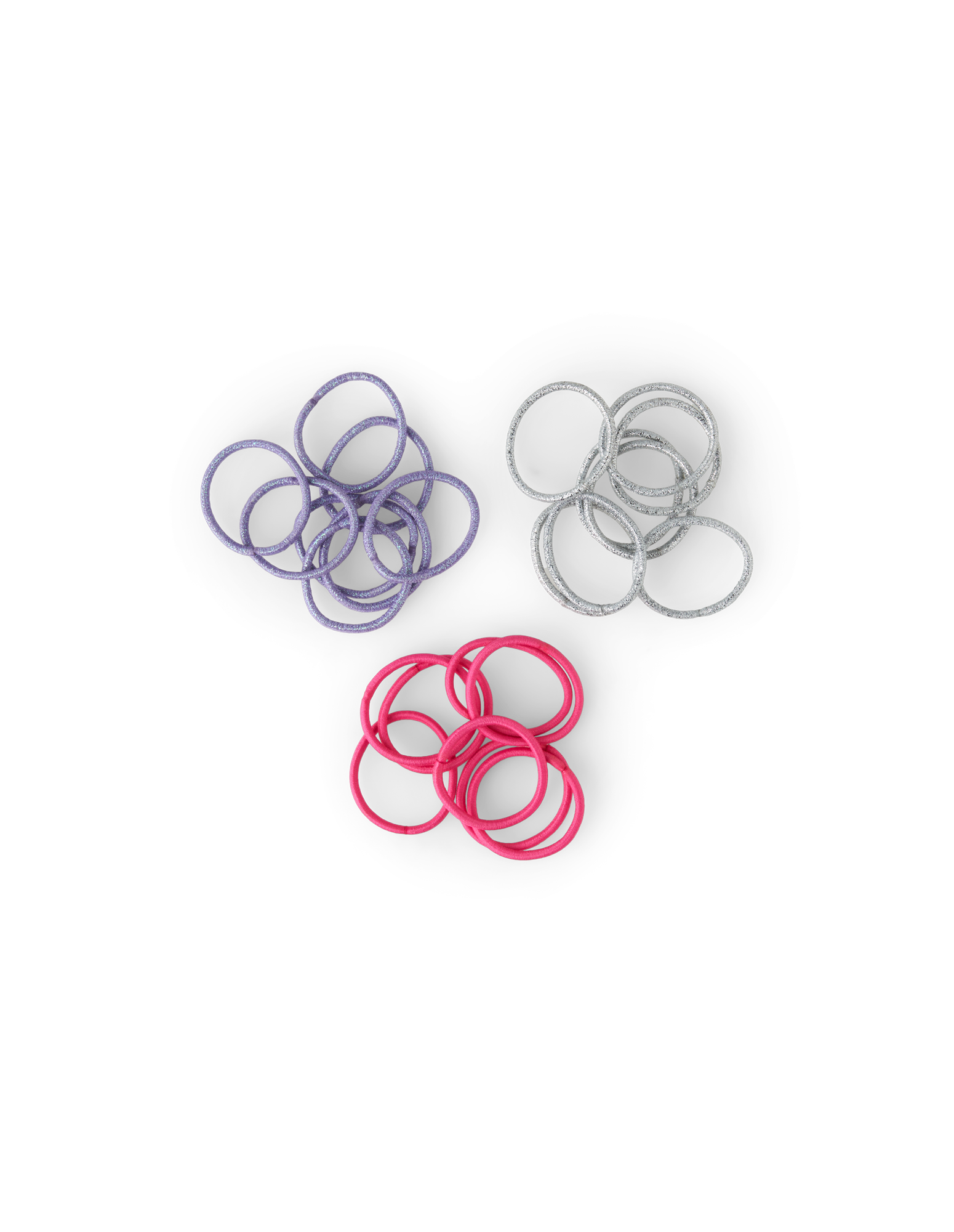 Haarelastieken | Polyester/rubber. 24 stk. | Multi