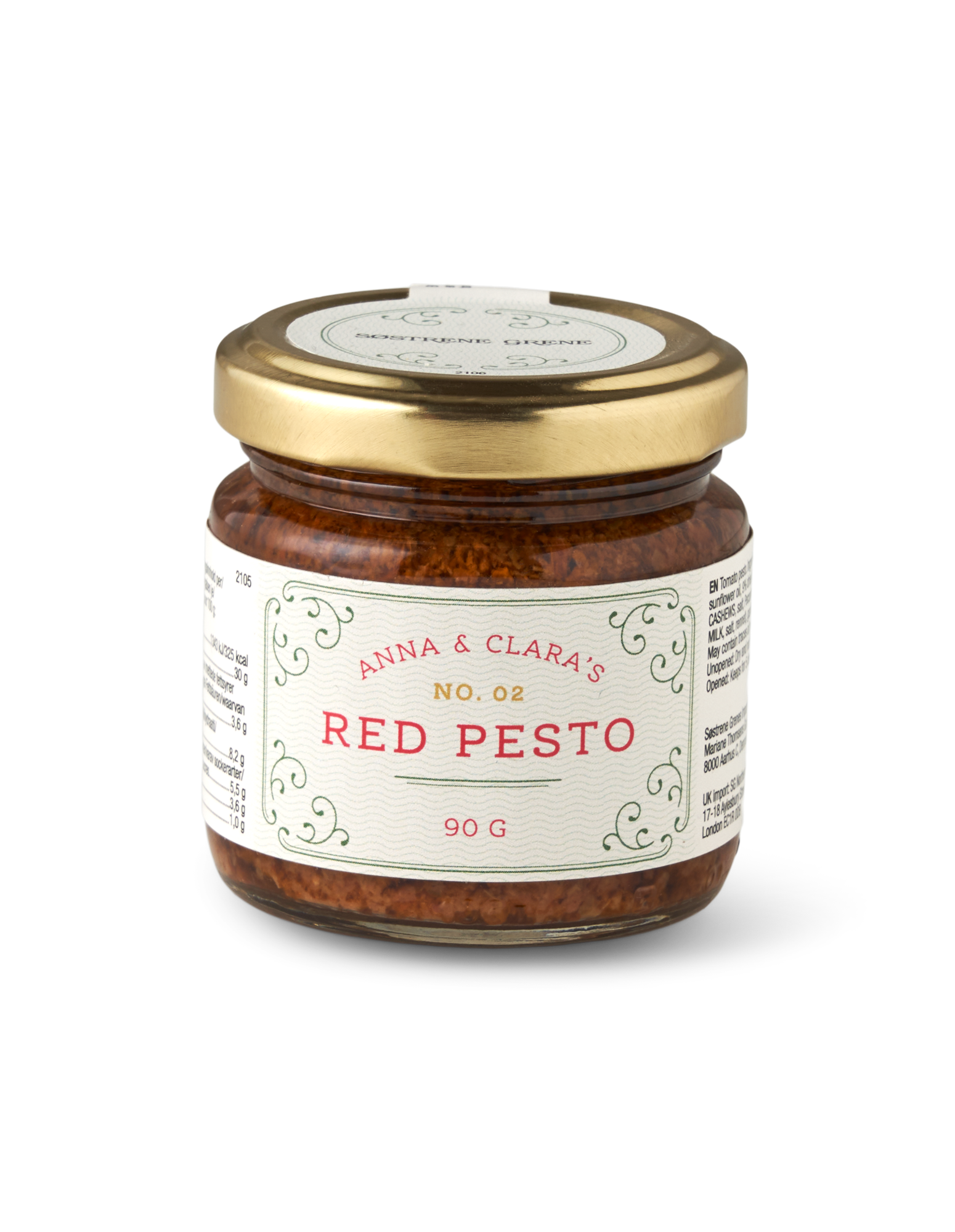 Rode pesto | Gedroogde tomaten/basilicum. 90 g. | Søstrene Grene