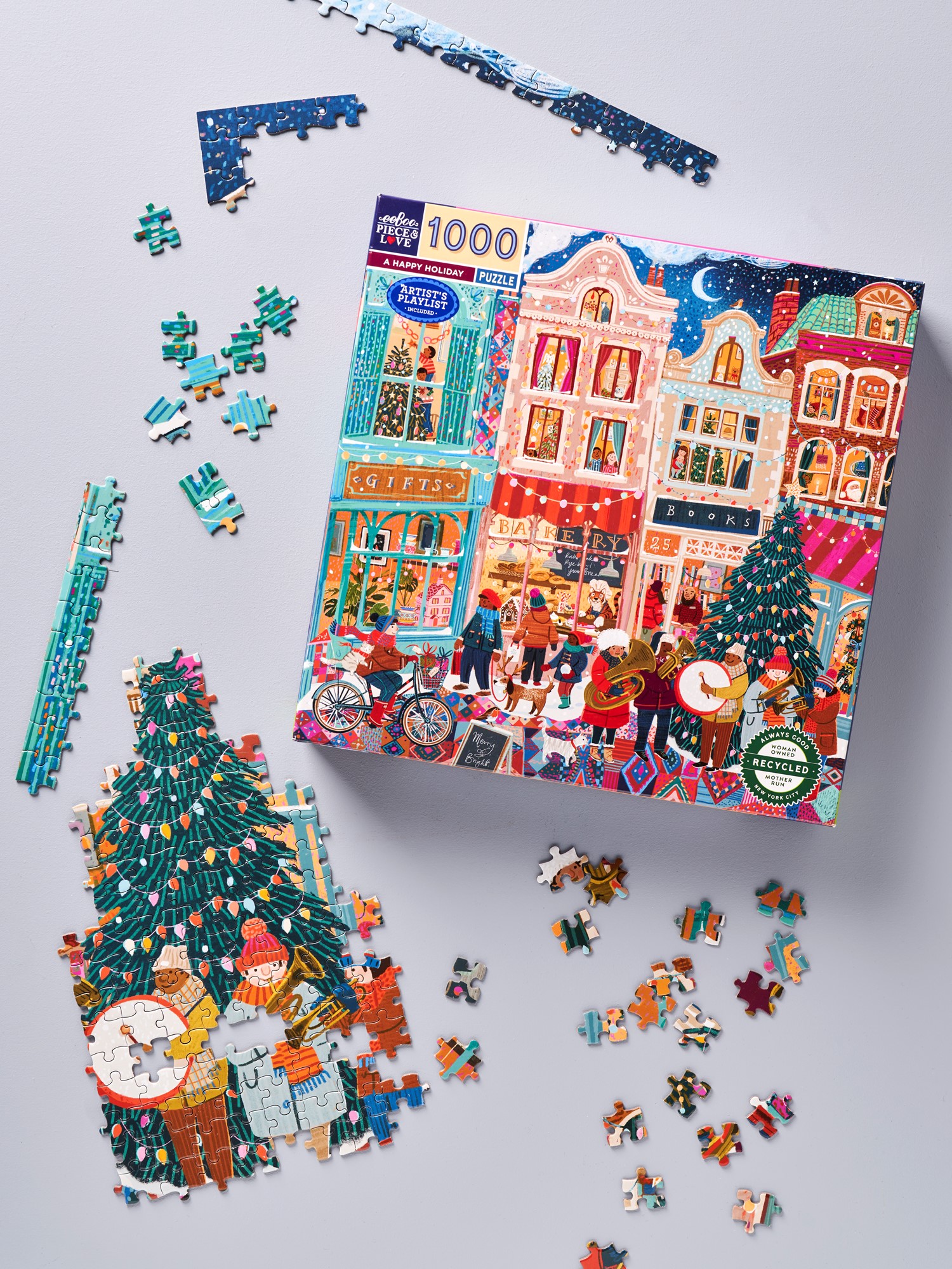 A Happy Holiday puzzle | 1000 pieces | Søstrene Grene