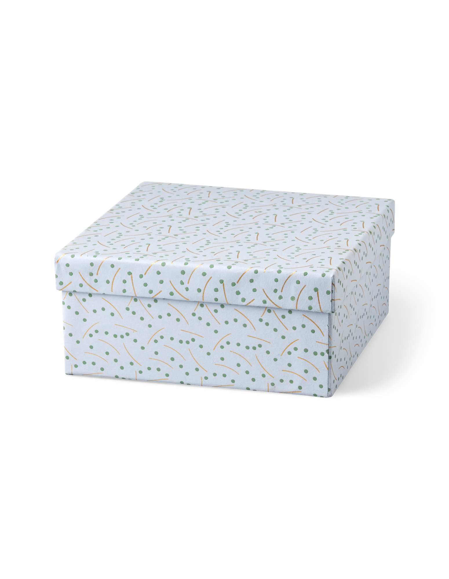 Box | Papier. 25 x 25 x 11 cm. | Ice Blue