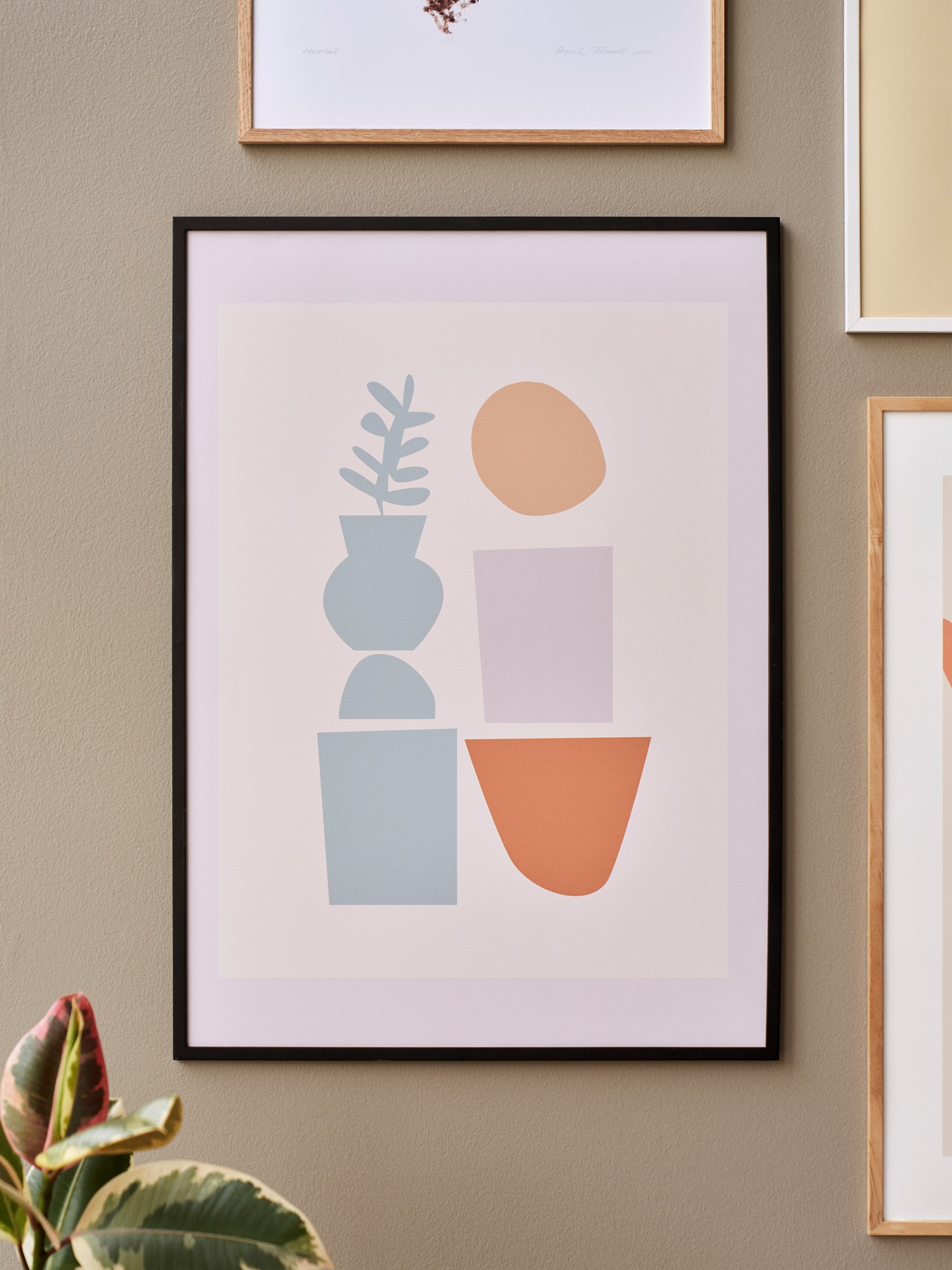 Poster Calm 50 x 70 | Kasia Lilja Studio. | Multi | Poster and Frame