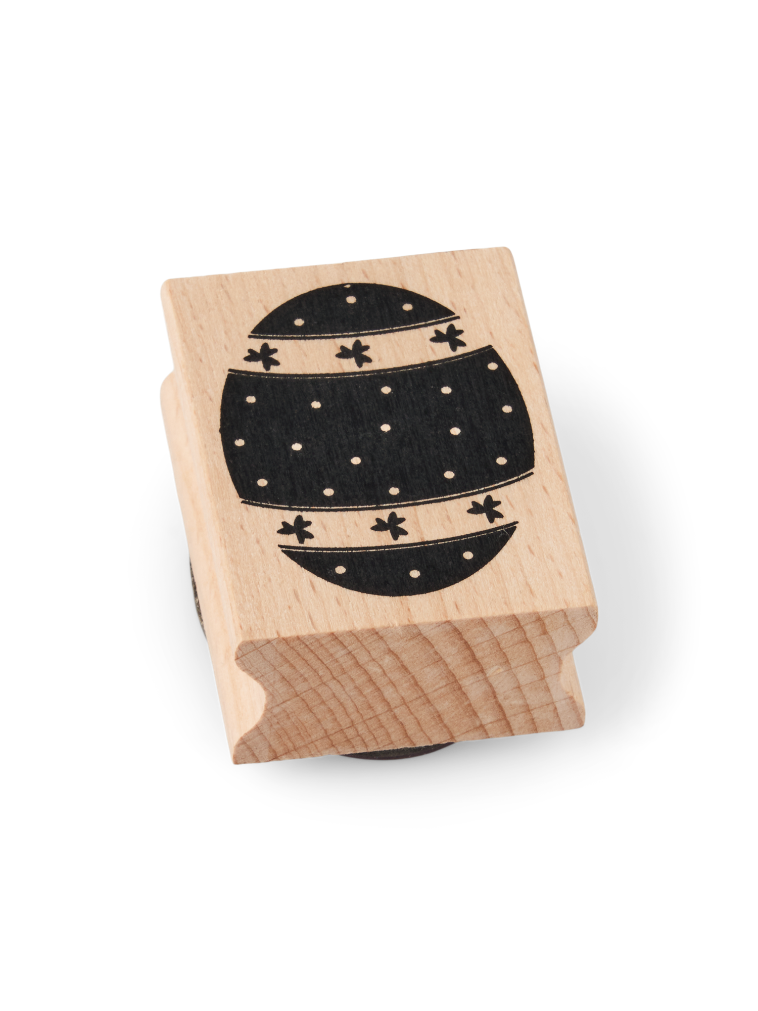 Houten stempel | Beukenhout/rubber. 3,1 x 4,2 cm. | Søstrene Grene