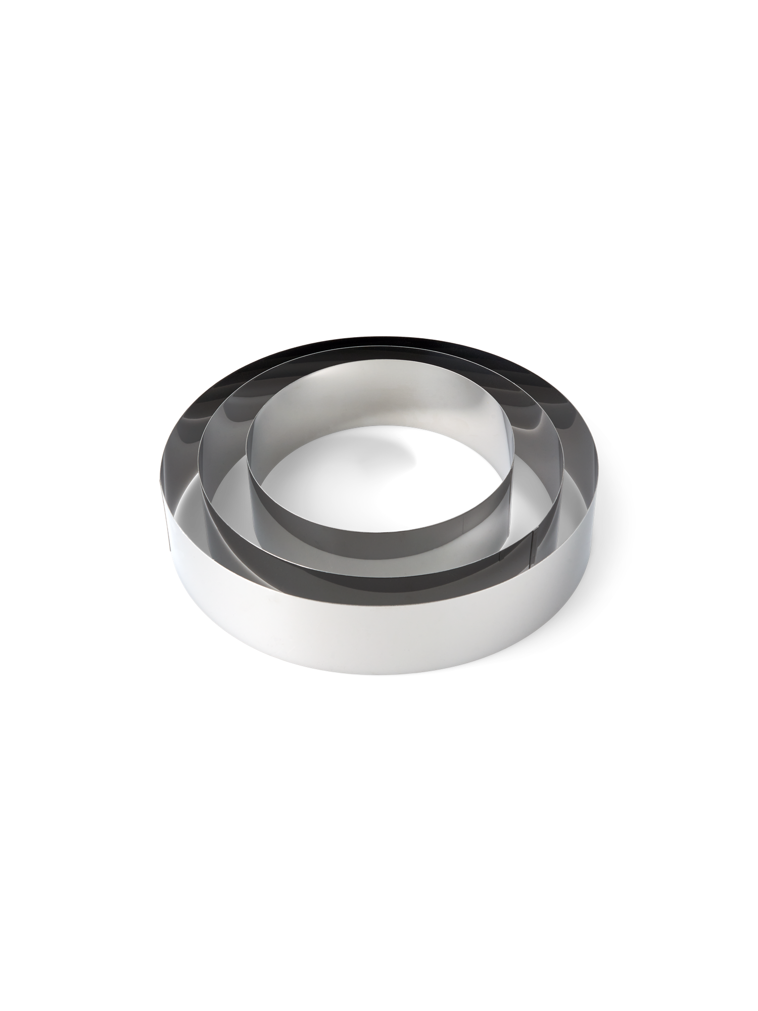 Taartsnijders | Roestvrij staal. 18/24/28 cm. 3 stk. | Silver