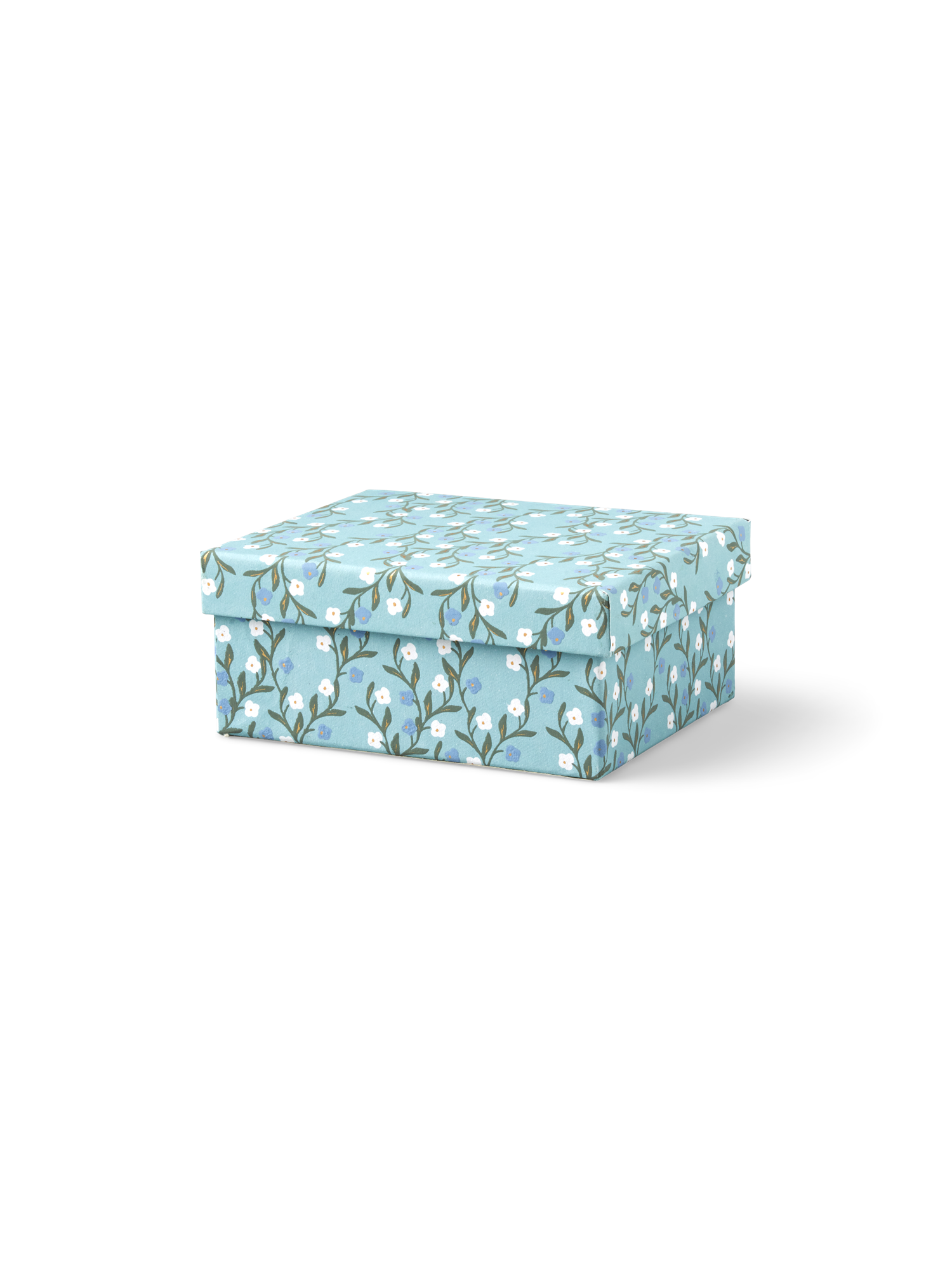 Box | Papier. 21,5 x 17,5 x 9,5 cm. | Sky Blue