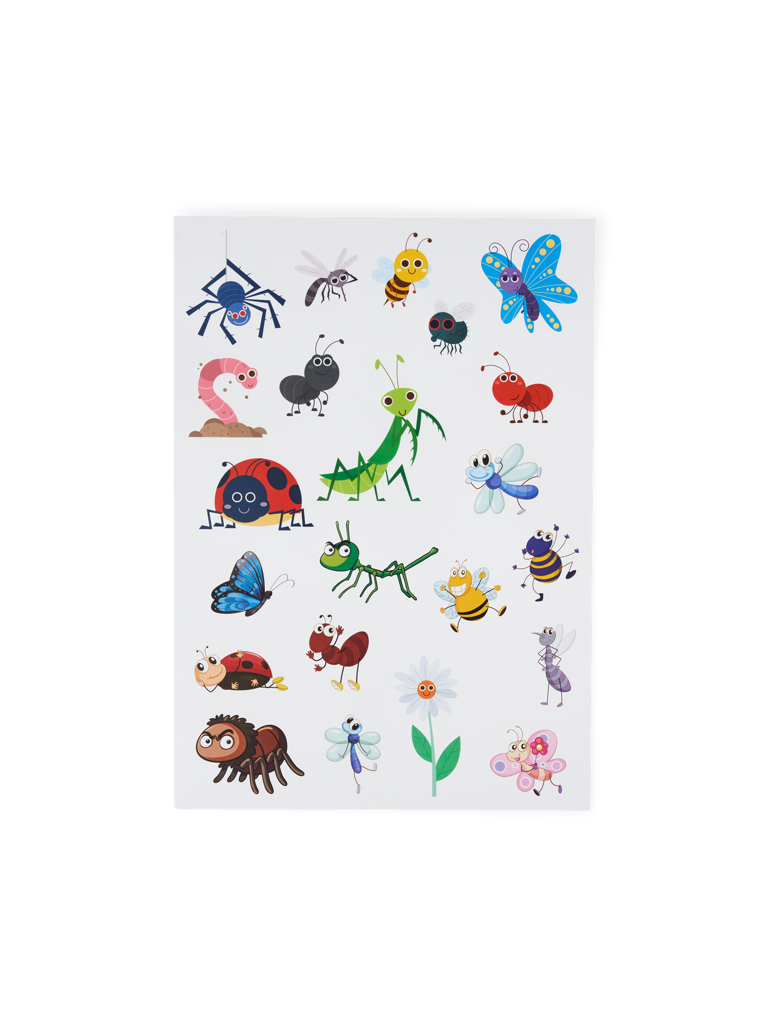 Stickers | Papier. 4 vellen. | Multi