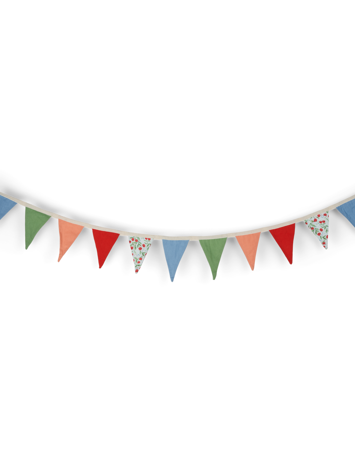 Girlang med vimplar | Bomull. 2,5 m. | Multi