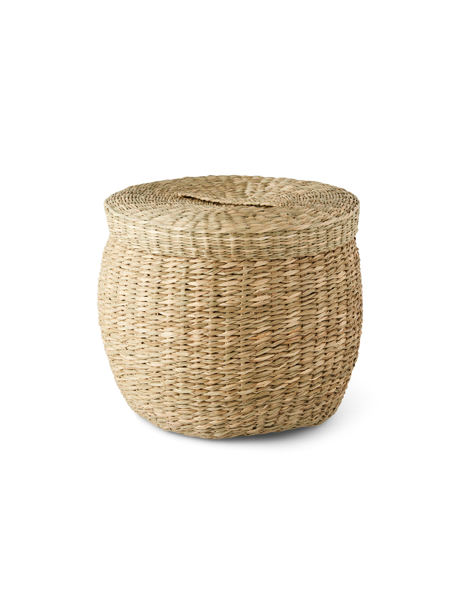 Korg med lock | Sjögräs. 26 x 20 cm. | Nature