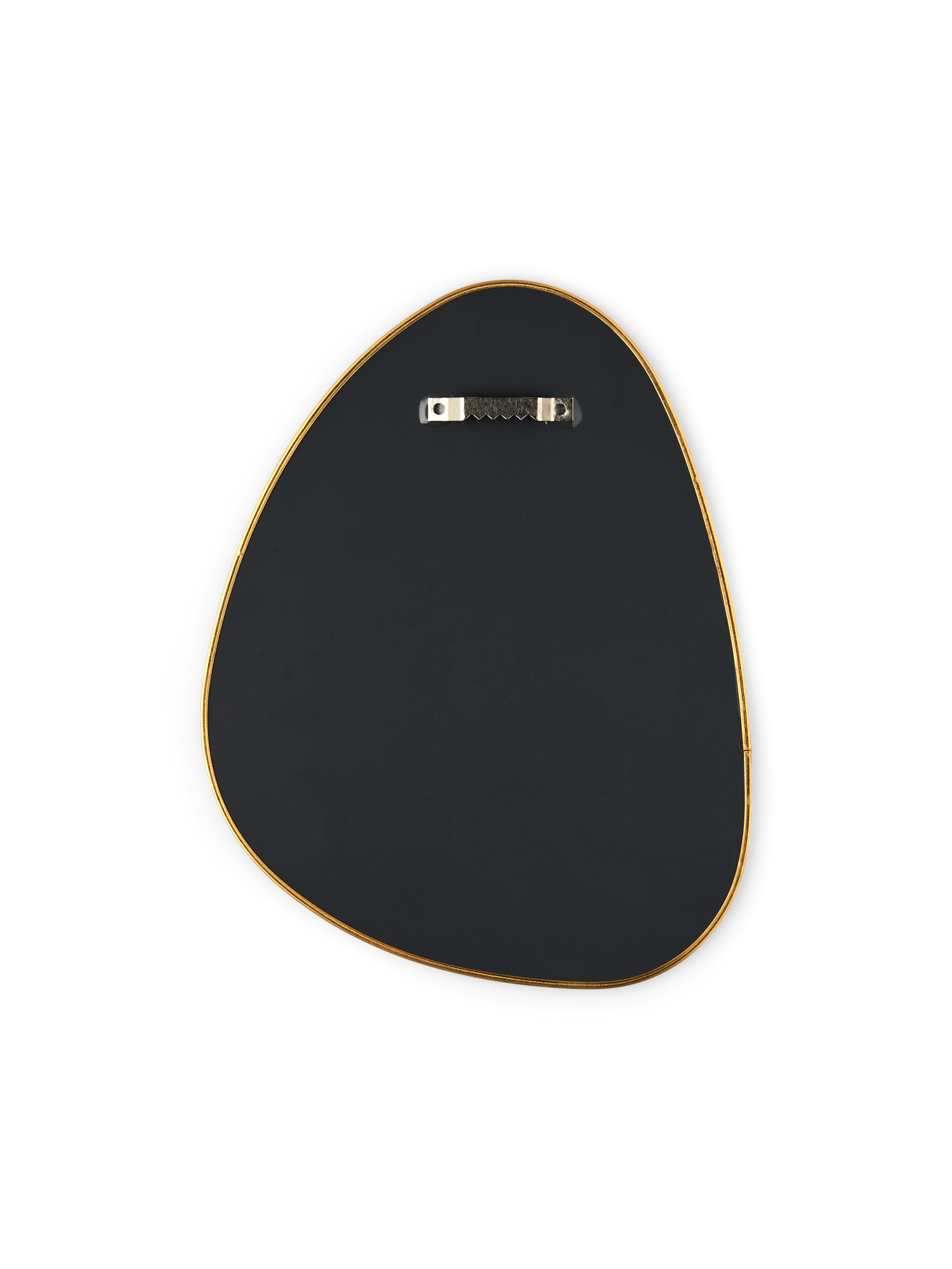 Spejl | Glas/jern. 15 x 19 cm. | Gold