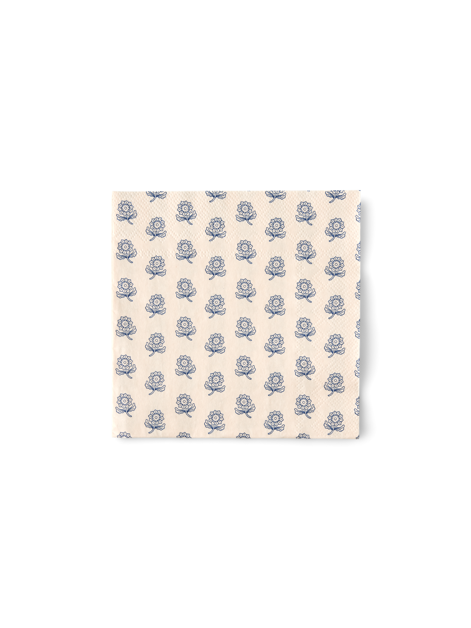 Serviettes | Papier. 25 x 25 cm. 20 pcs. | Off White, Blue