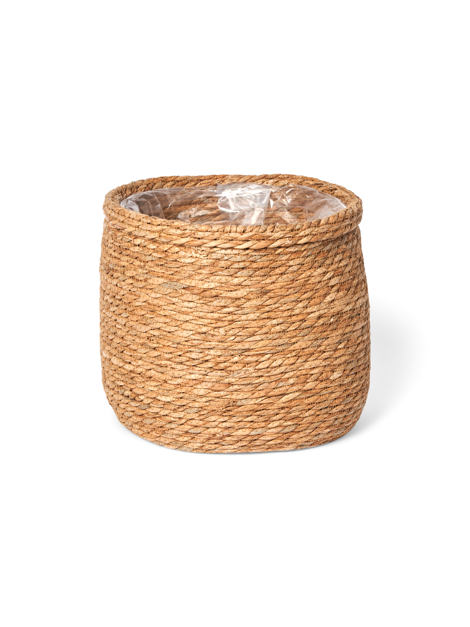 Flowerpot | Cattail straw. Ø30 x 27 cm. | Nature