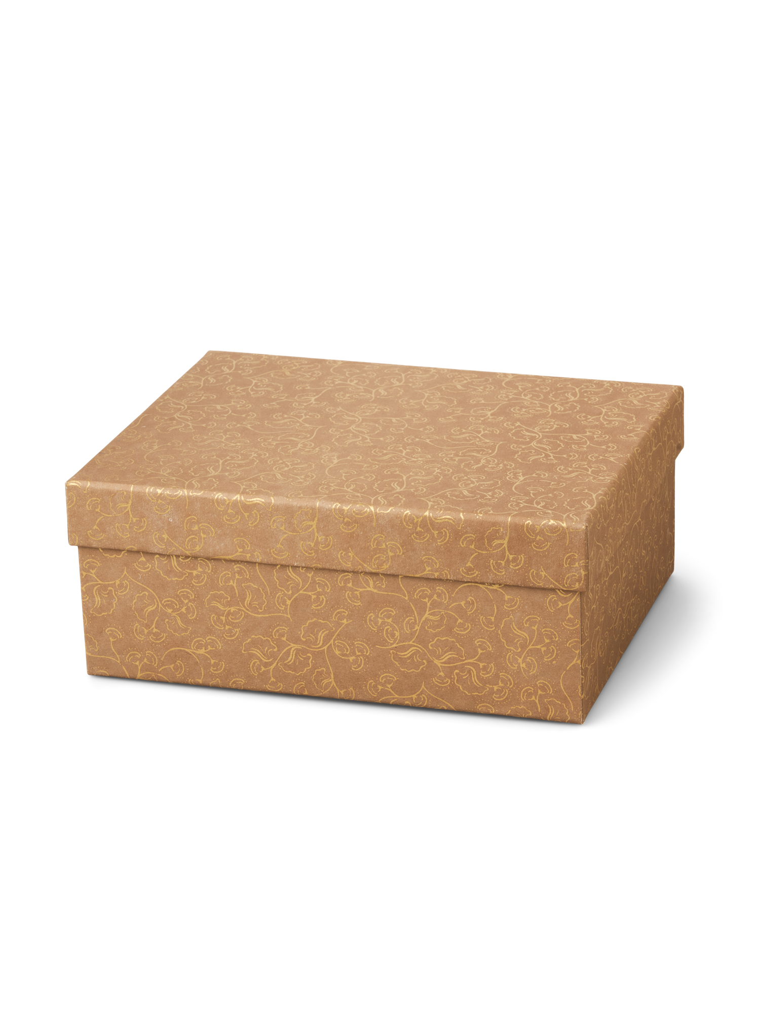Box | Papier/Baumwolle. 26,5 x 21,5 x 11 cm. | Mocha