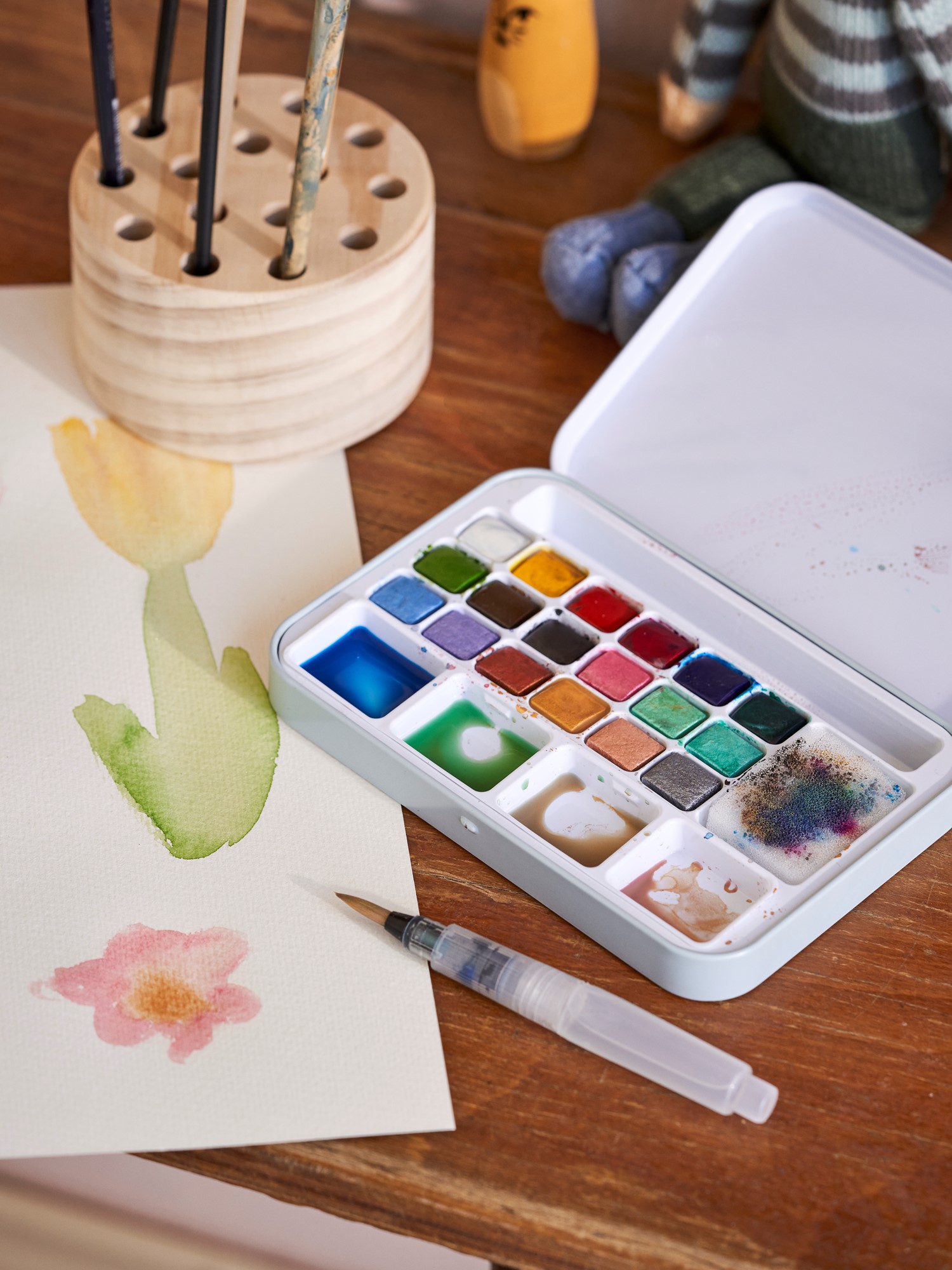 Akvarelmaling | Se de smukke akvarelfarver her | Søstrene Grene