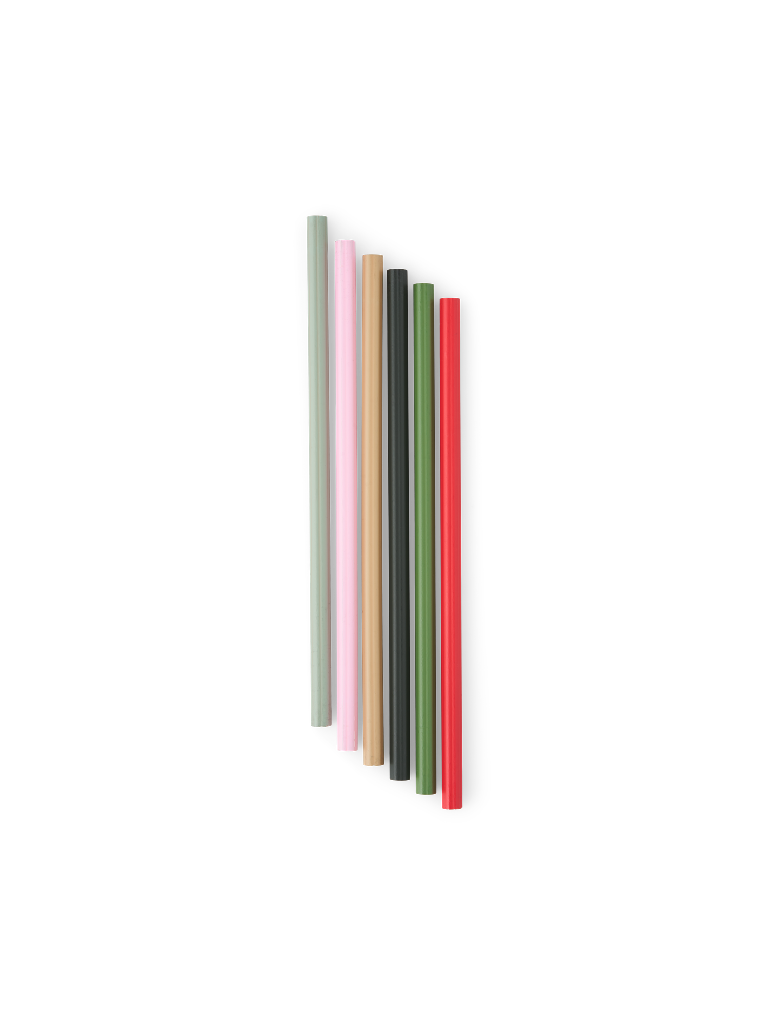 Pennor | Trä. Ø 0,7 x 17,5 cm. 6 st. | Multi