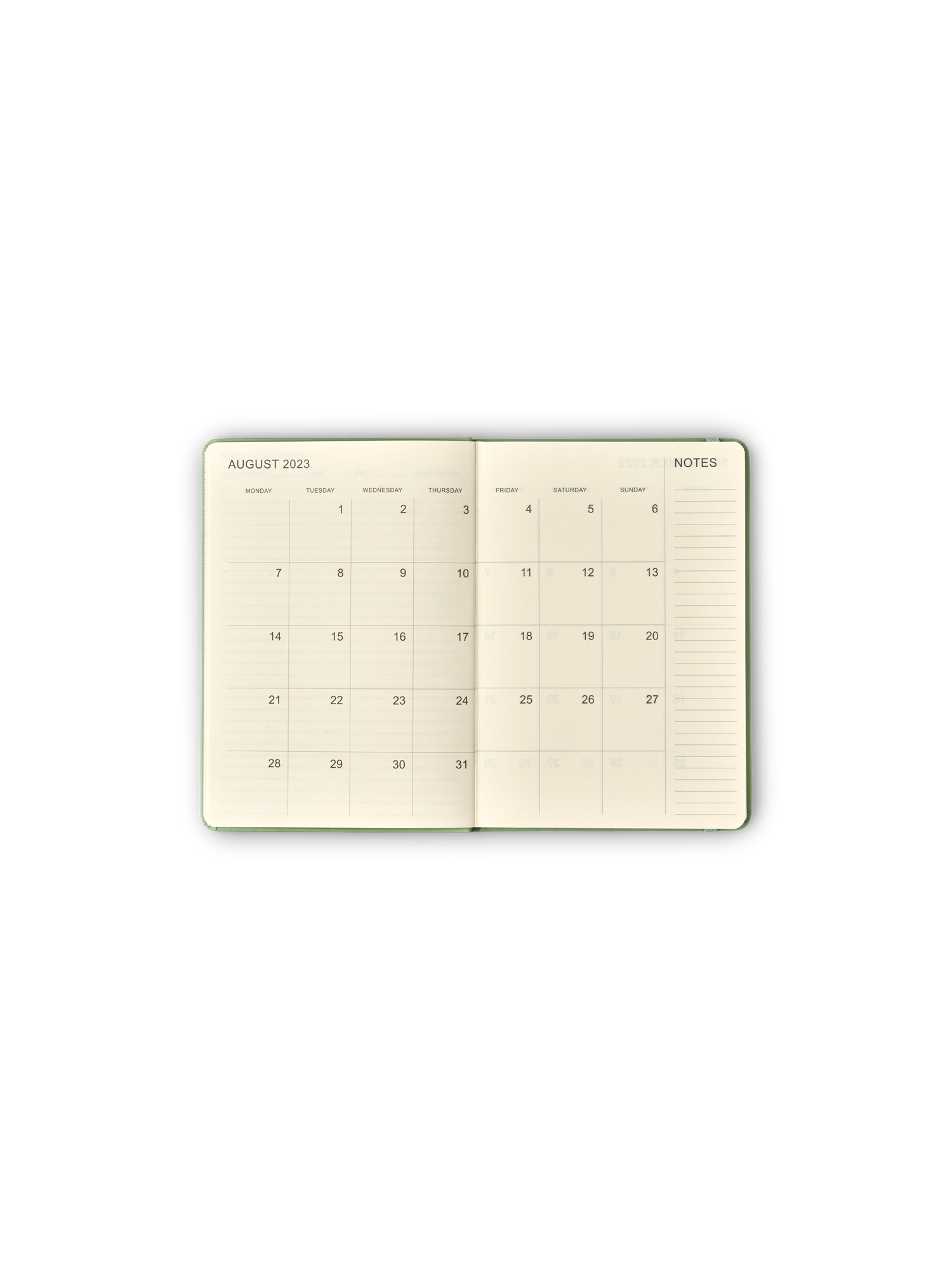 Study planner | Polyurethane/paper. 14 x 20 cm. 80 pages. | Søstrene Grene