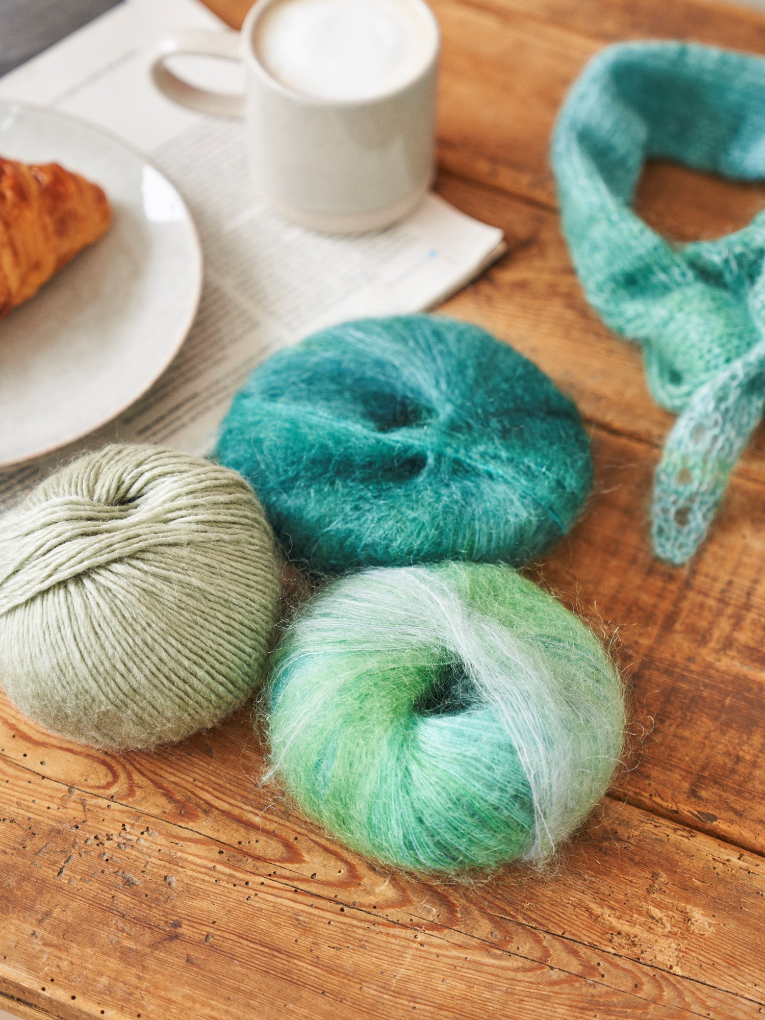 Wolgaren met bamboe | Wol/viscose. 50 g = 125 m. | Moss Green