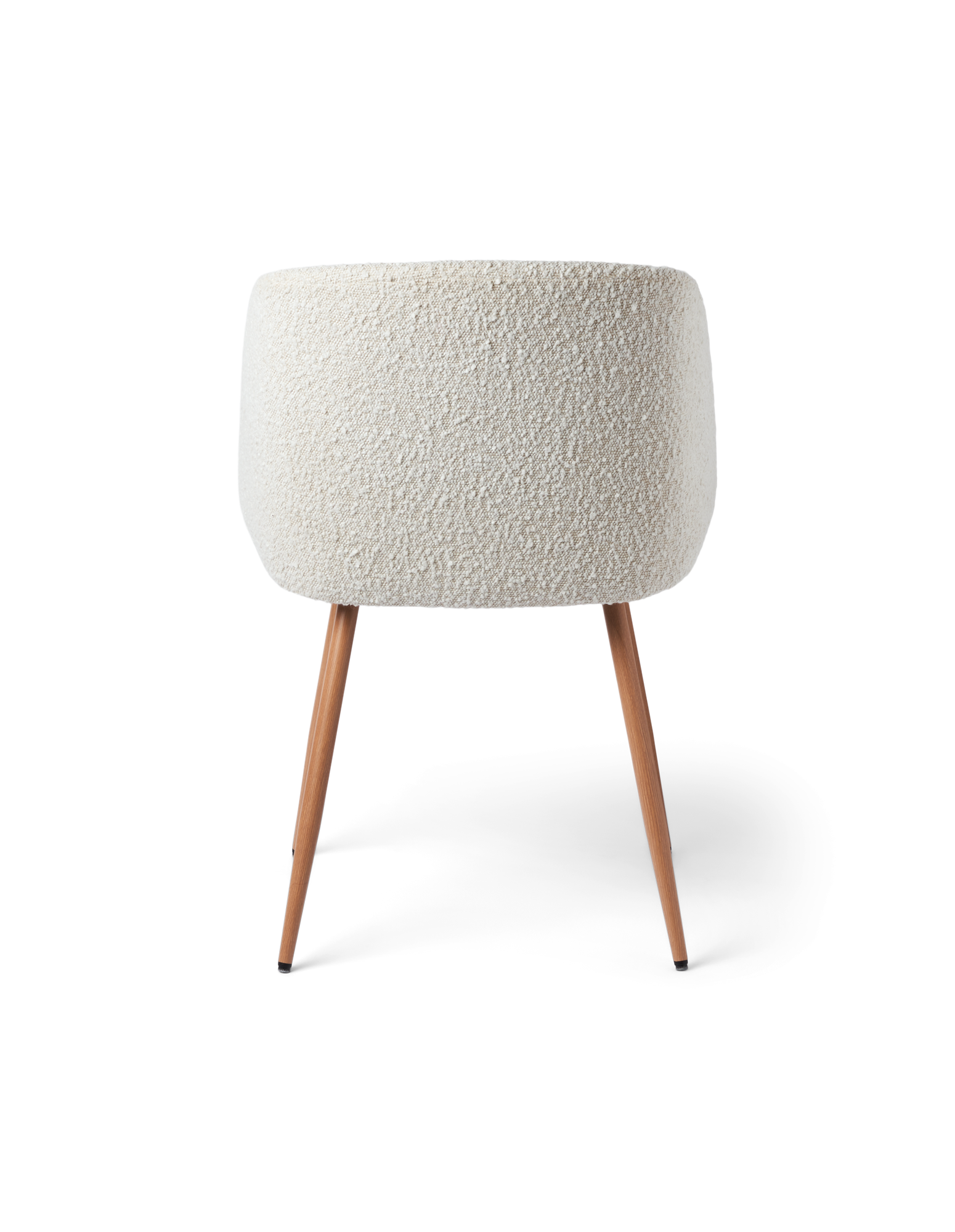 Stoel met bouclé stof | IJzer/polyester/polyurethaan. 50 x 42,5 x 81 cm ...