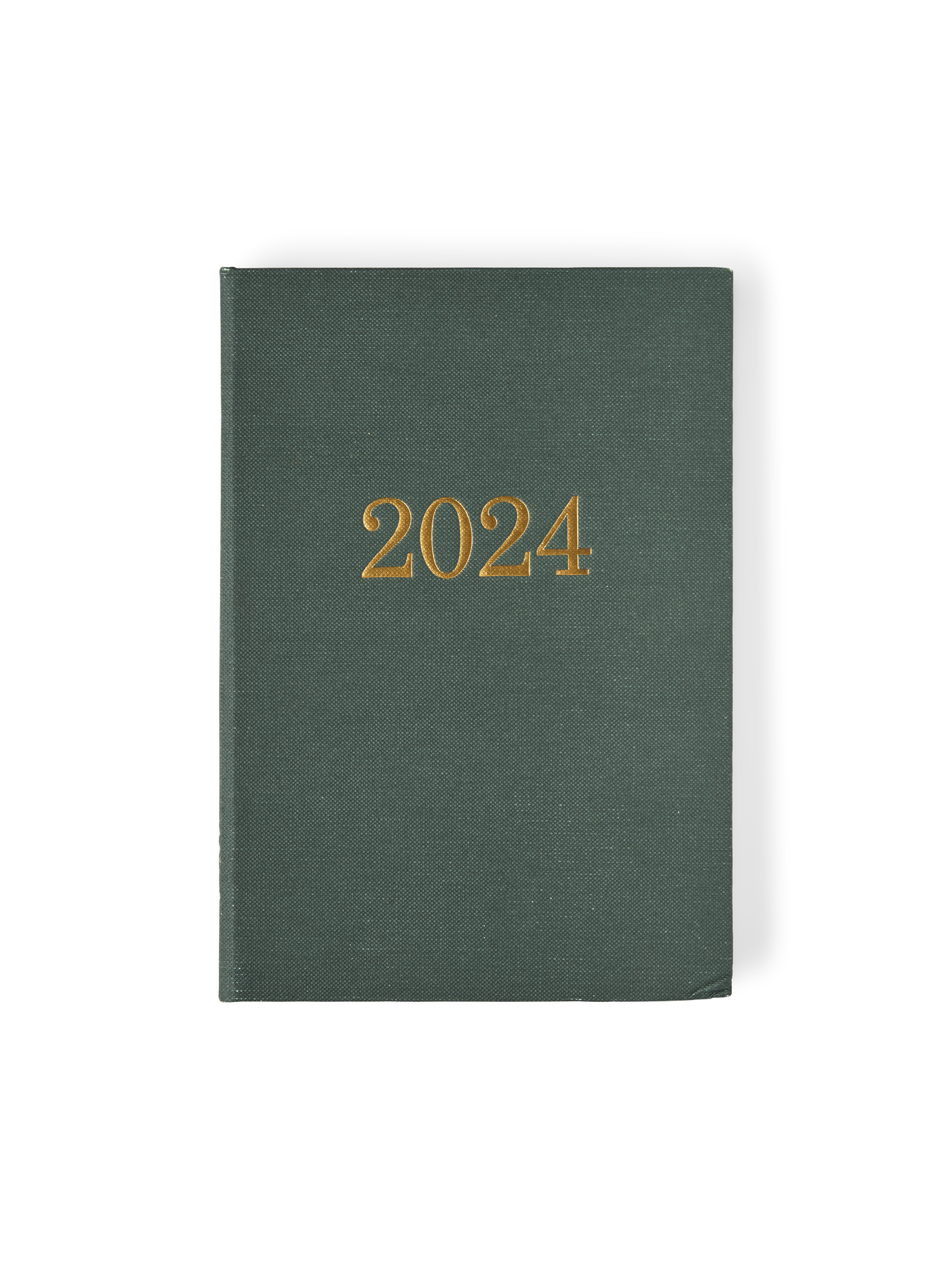 Kalender 2024 | Papir/papp. 21 x 15 cm. | Dark Green, Gold