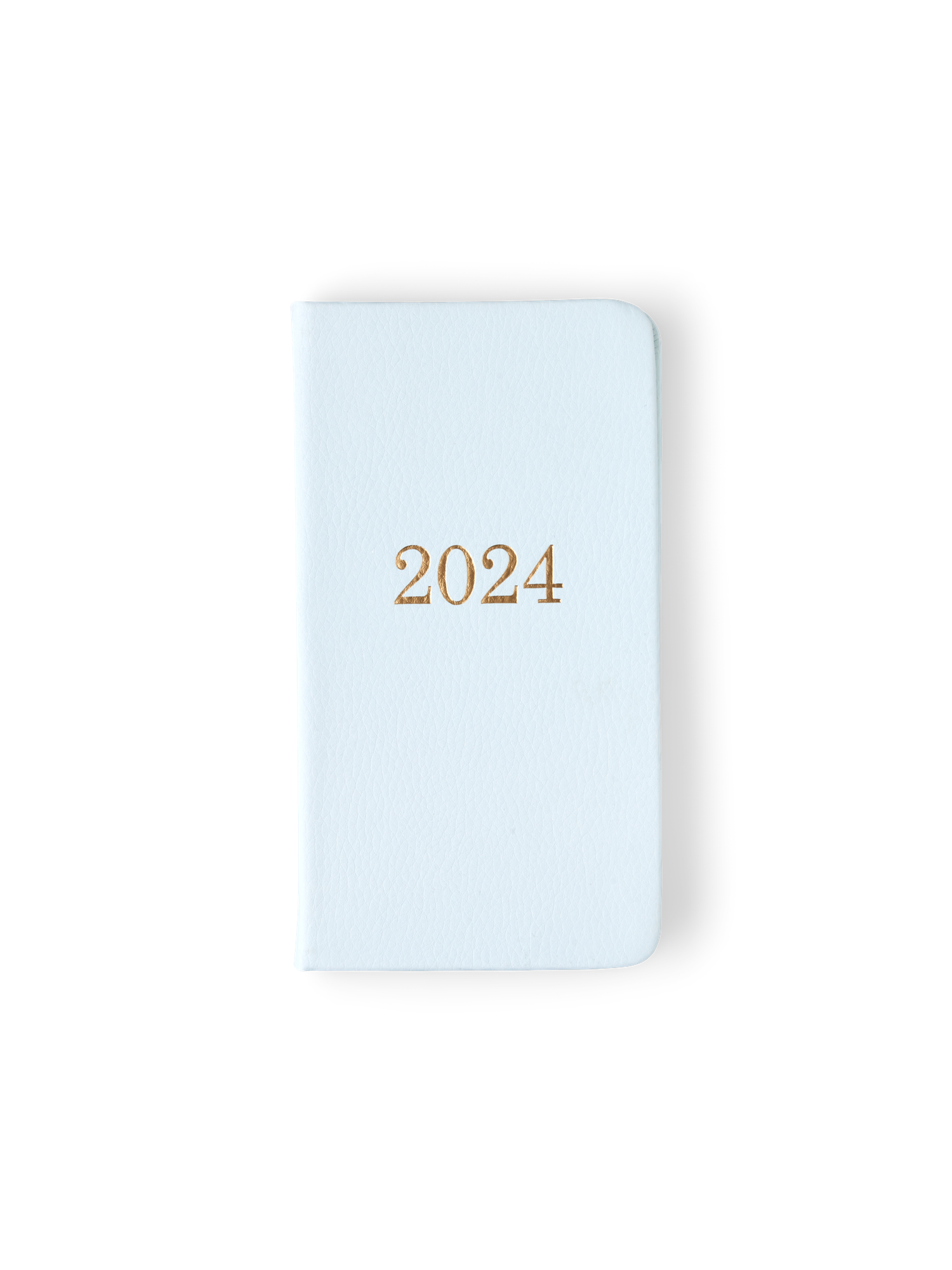 Kalender 2024 | Papier/karton. 15 x 8 cm. | Sky Blue