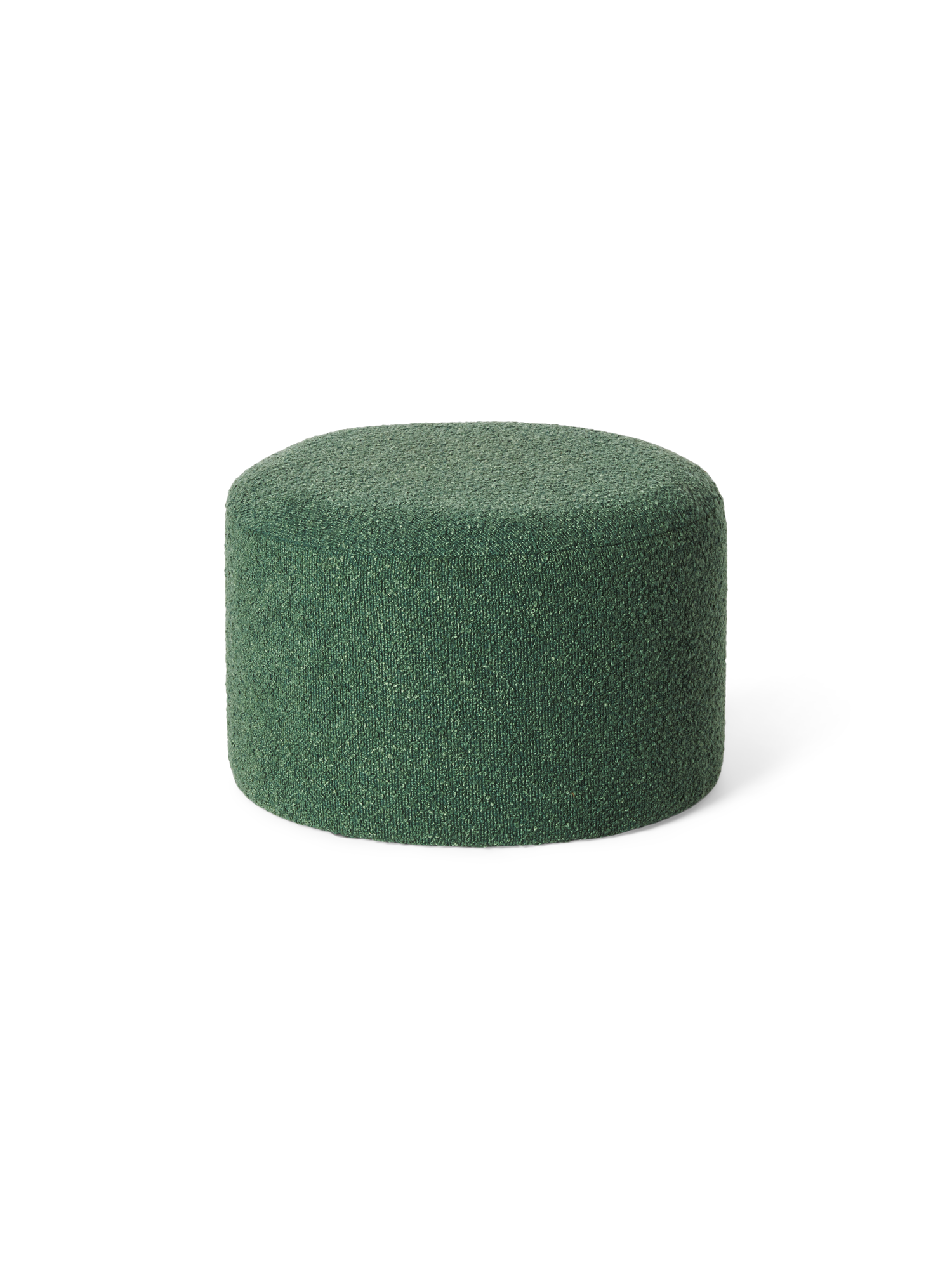 Hocker | MDF/Polyester/Polyurethan. Ø39 x 25 cm. | Moss Green