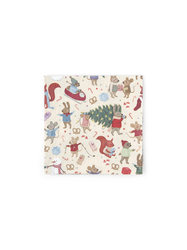 Serviettes | Papier. 33 x 33 cm. 20 pcs. | Off White