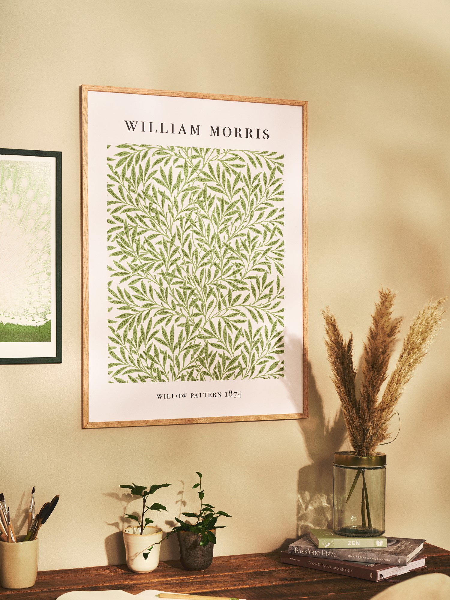 Poster Willow Pattern 50 x 70 | William Morris. | Spring Green | Poster ...