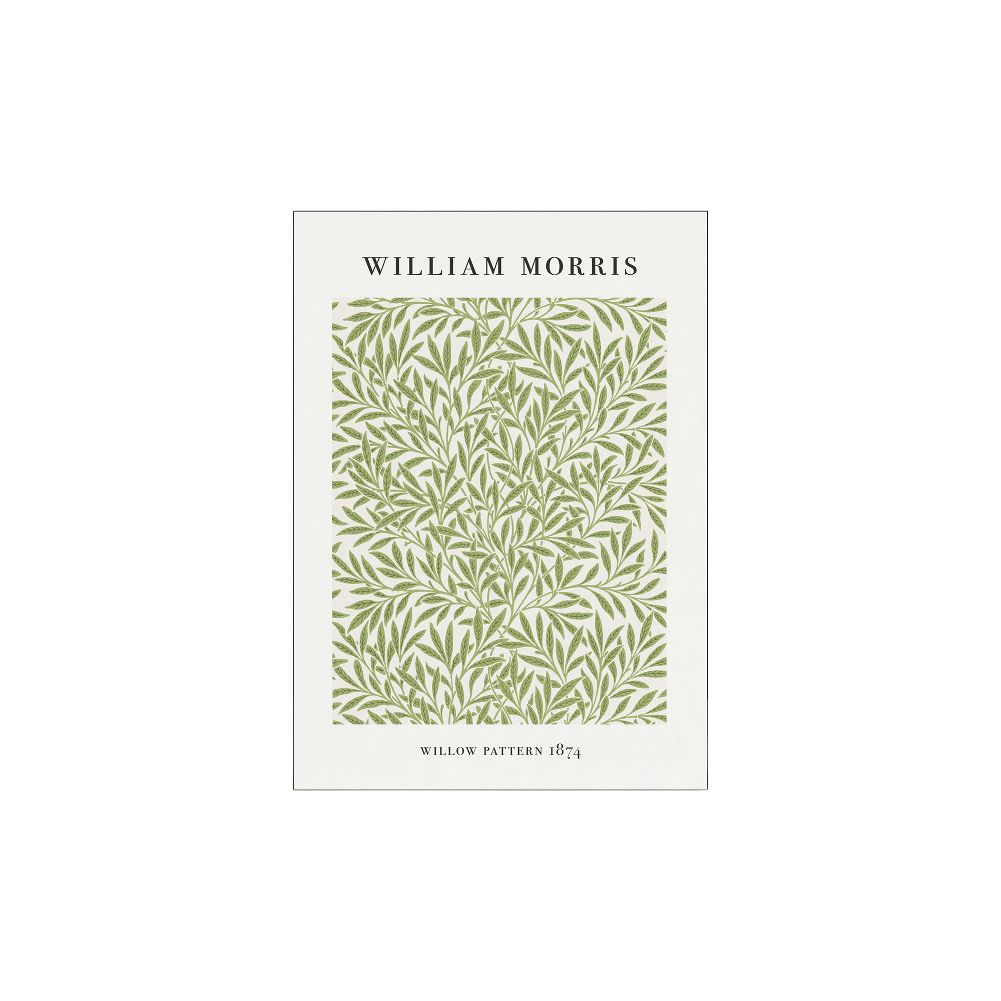 Poster Willow Pattern 50 x 70 | William Morris. | Spring Green | Poster ...
