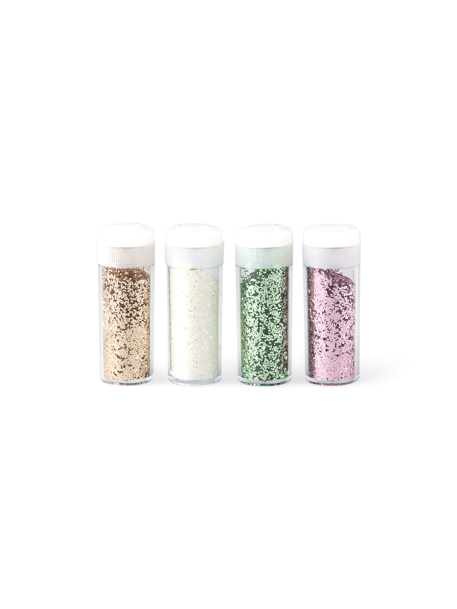 Glitter set | PET. 4 x 9 g. | Søstrene Grene