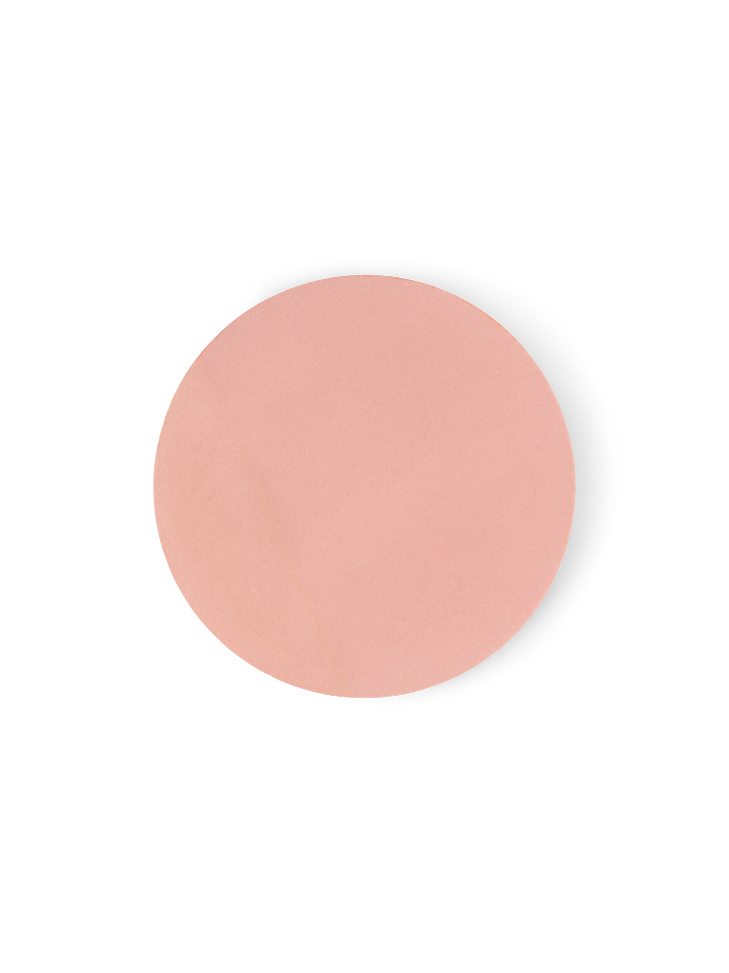 Sticky notepad | Paper. Ø10 cm. 120 sheets. | Coral