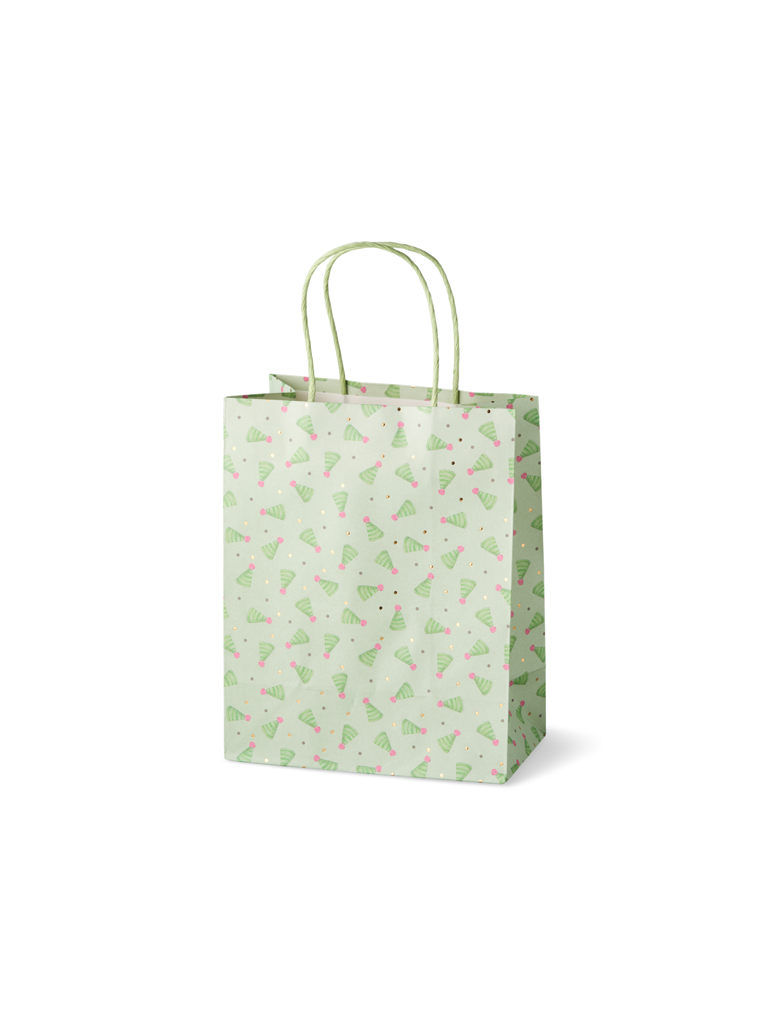Sachet cadeau | Papier. 18 x 10 x 22,7 cm. | Spring Green