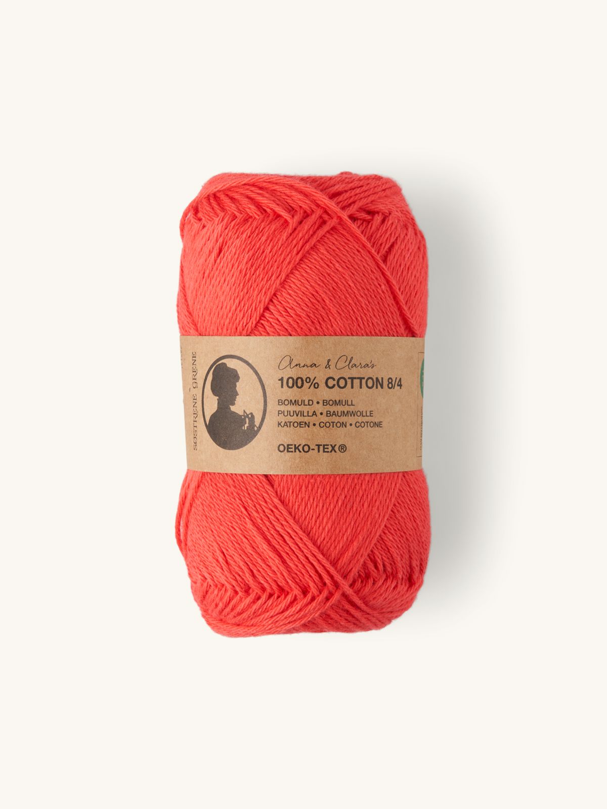 Yarn 8 4 Cotton 50 G 160 M Brick Red yarn-8-4-cotton-50-g-160-m-brick-red