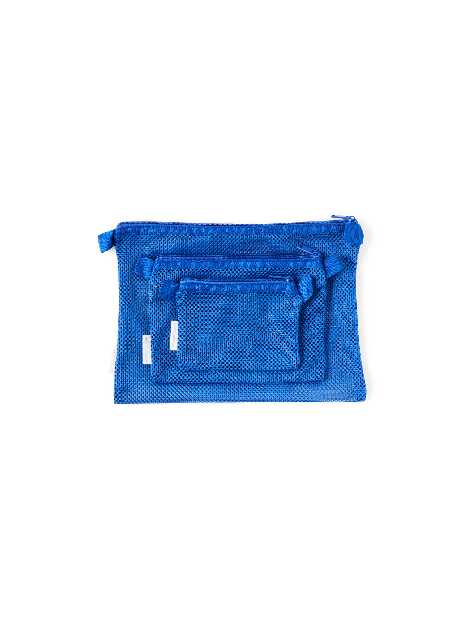 Set med reseetuier | Polyester. 3 delar | Blue