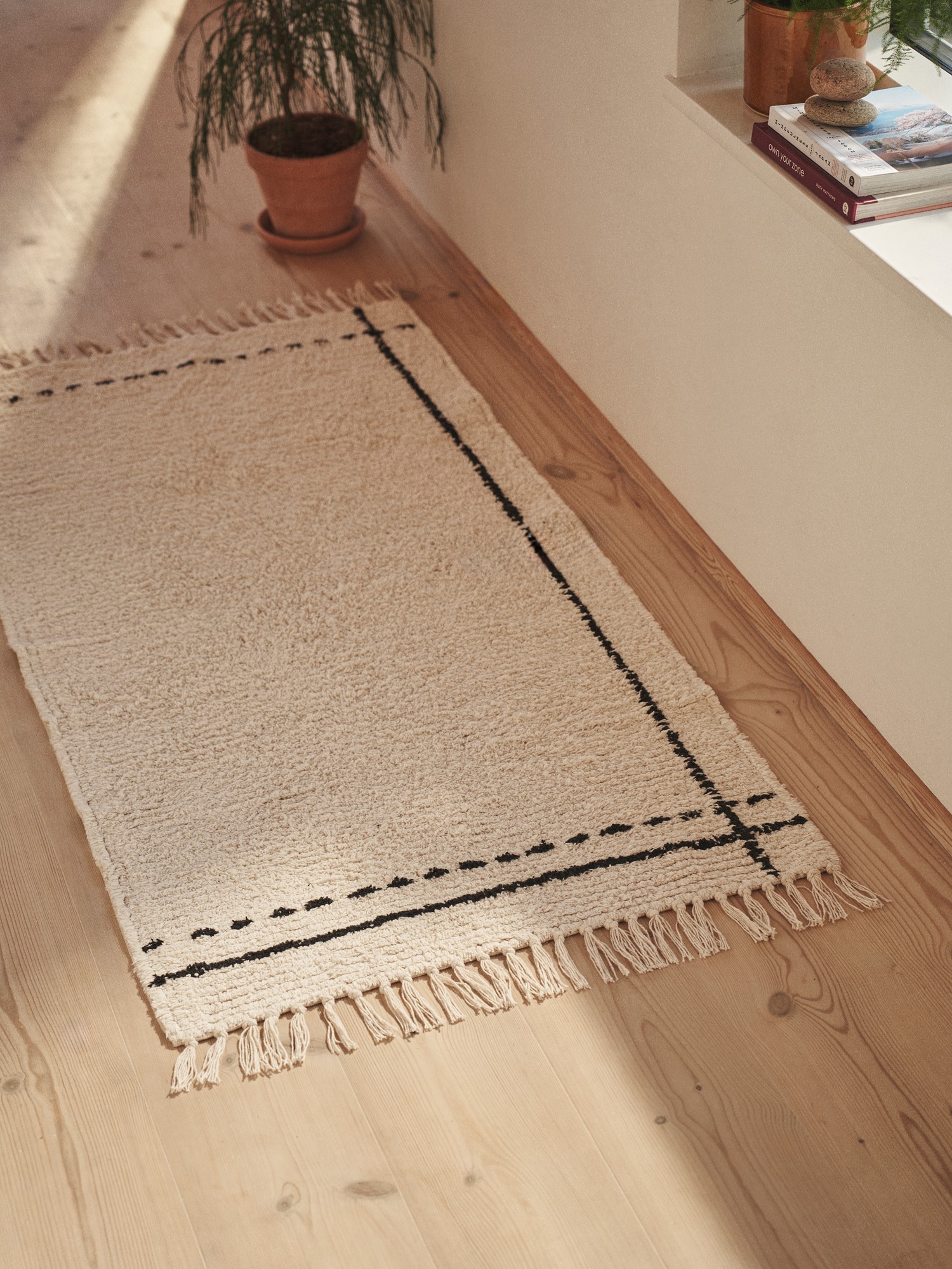 Teppich 70 x 140 | Baumwolle/Polyester. 70 x 140 cm. | Søstrene Grene