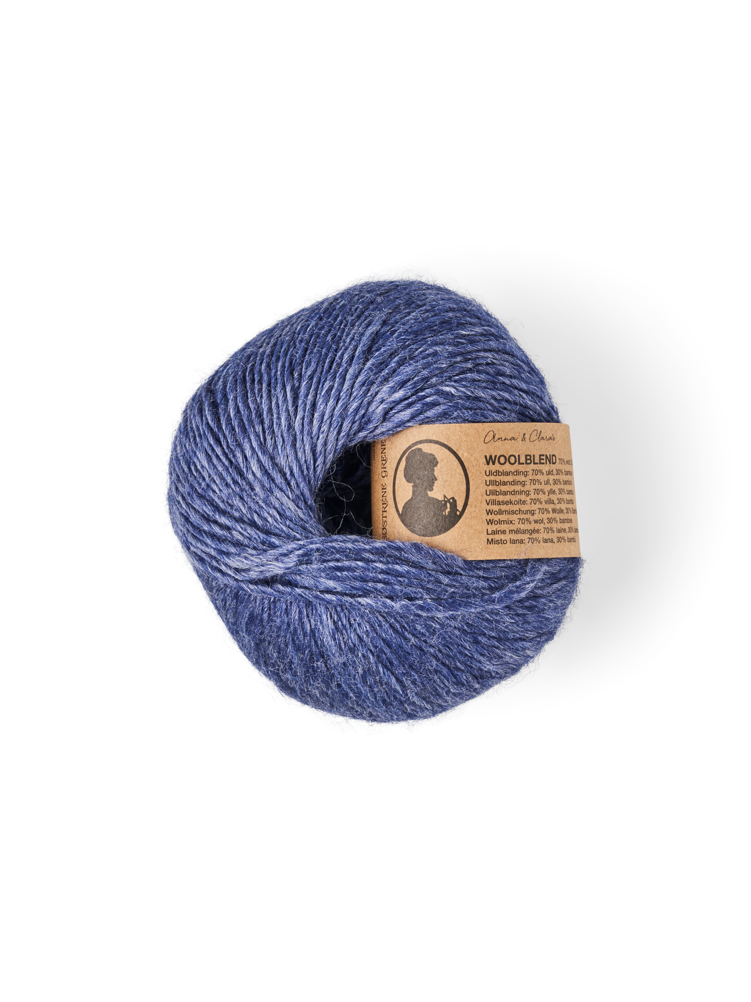 Woll-Bambus-Garn | Wolle/Viskose. 50 g = 125 m. | Navy