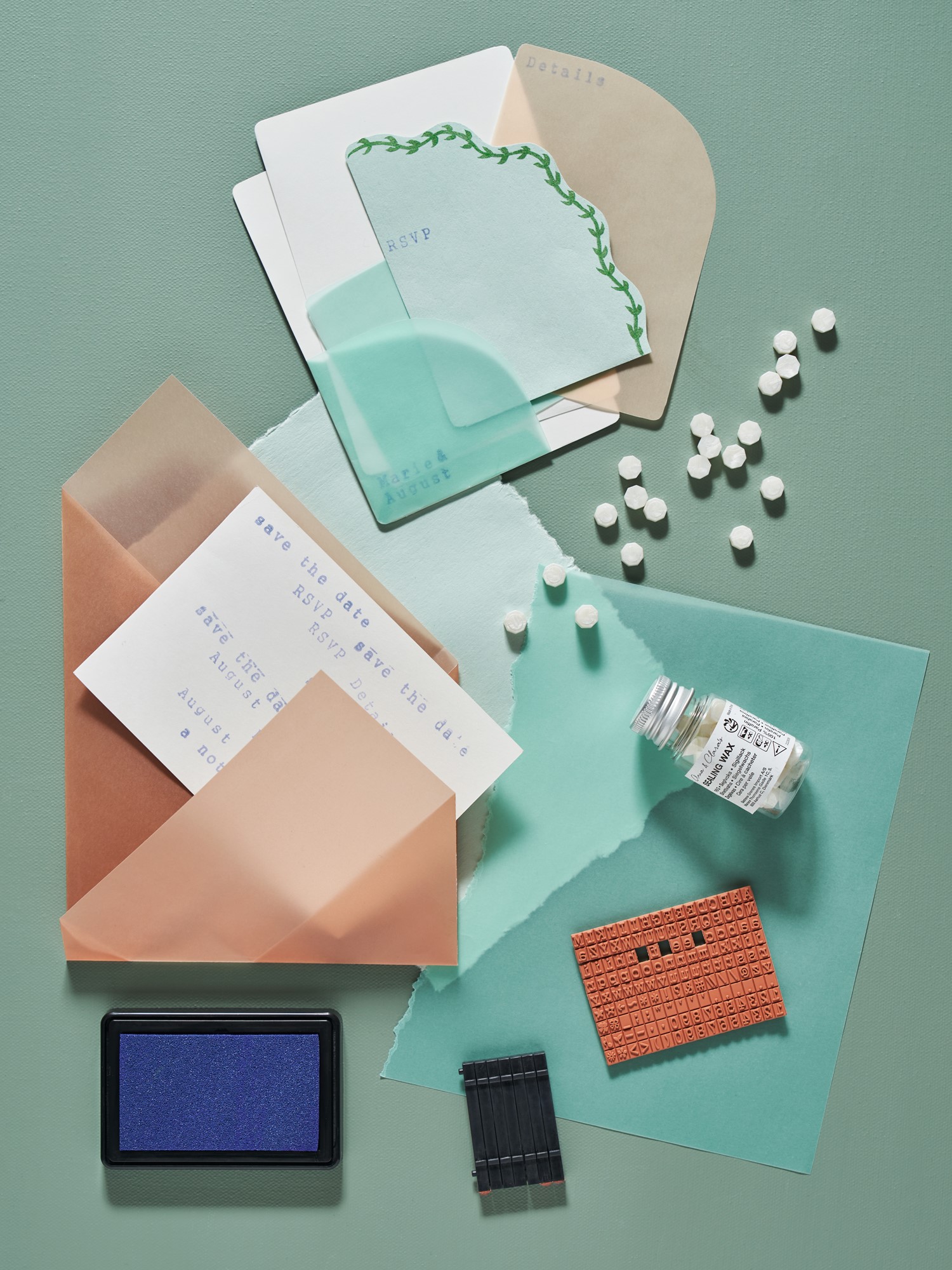 Papier transparent | Papier. A4. 5 feuilles. 130 gr/m2. | Light Blue