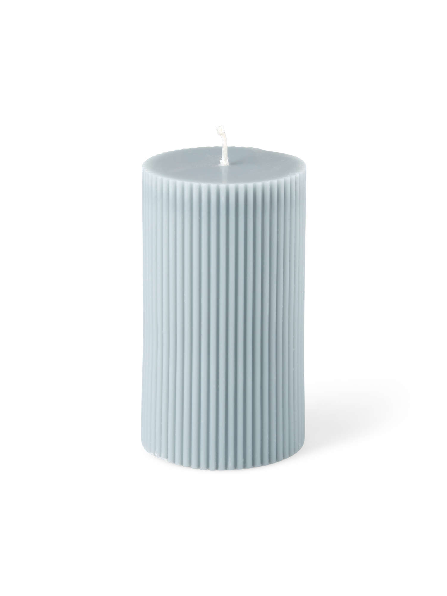 Pillar candle | Paraffin wax/stearin wax. Ø7 x 12 cm. | Sage Green