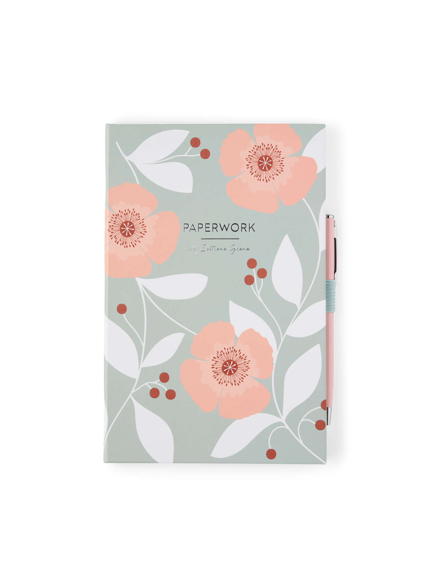 Linjert notatbok med hardt omslag | Papir. 80 ark. | Ice Blue